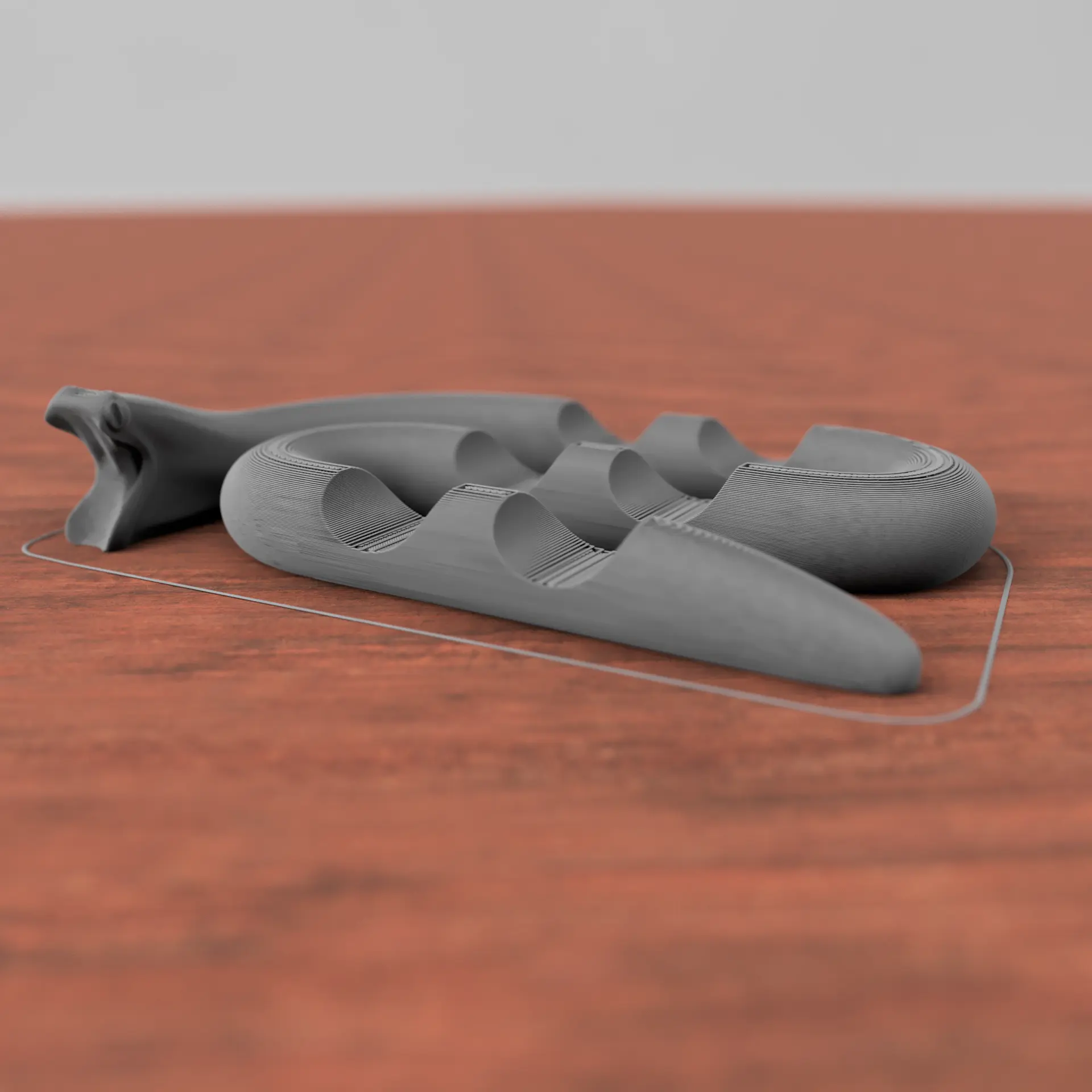 Home Decorations & Ornaments STL Download - Snake Chopstick Holderby ...