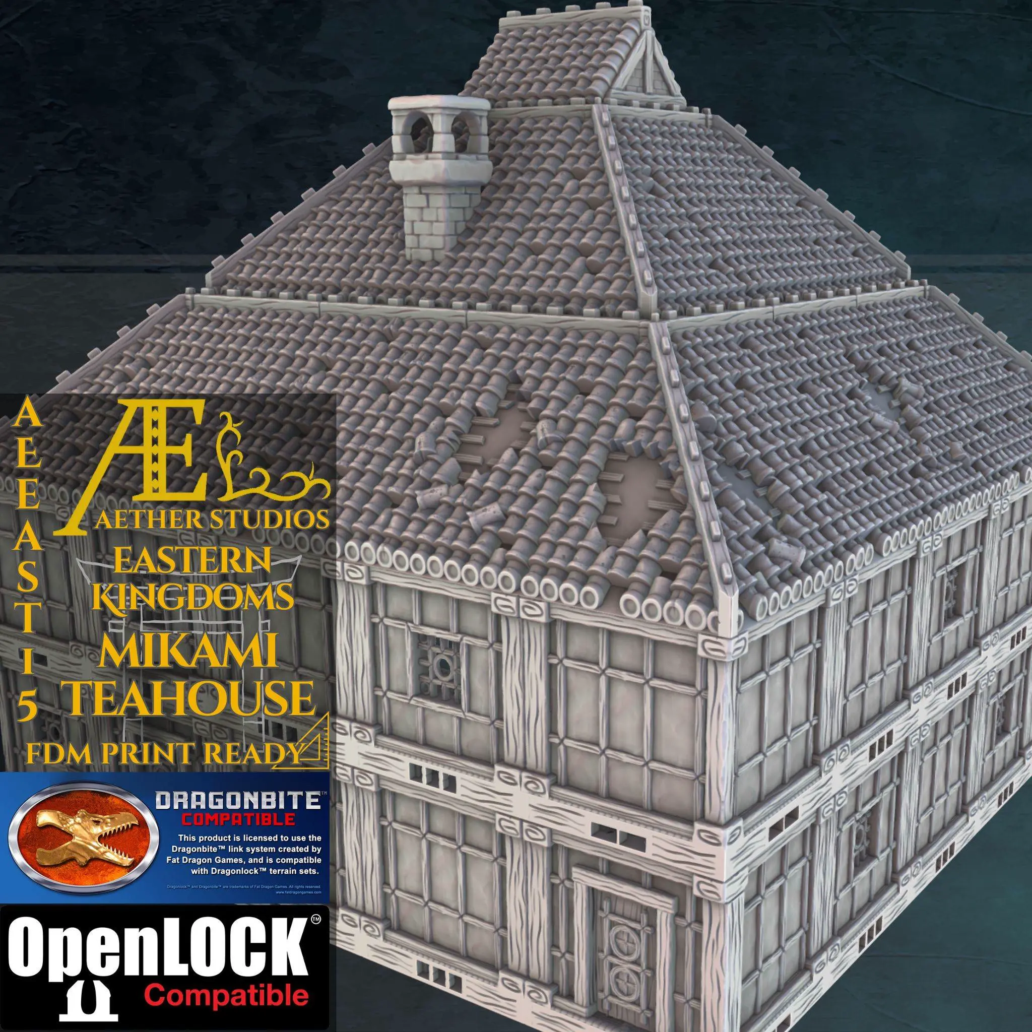 Props & Terrain STL indir - AEEAST15 - Eastern Kingdom: Mikami Teahouse ...