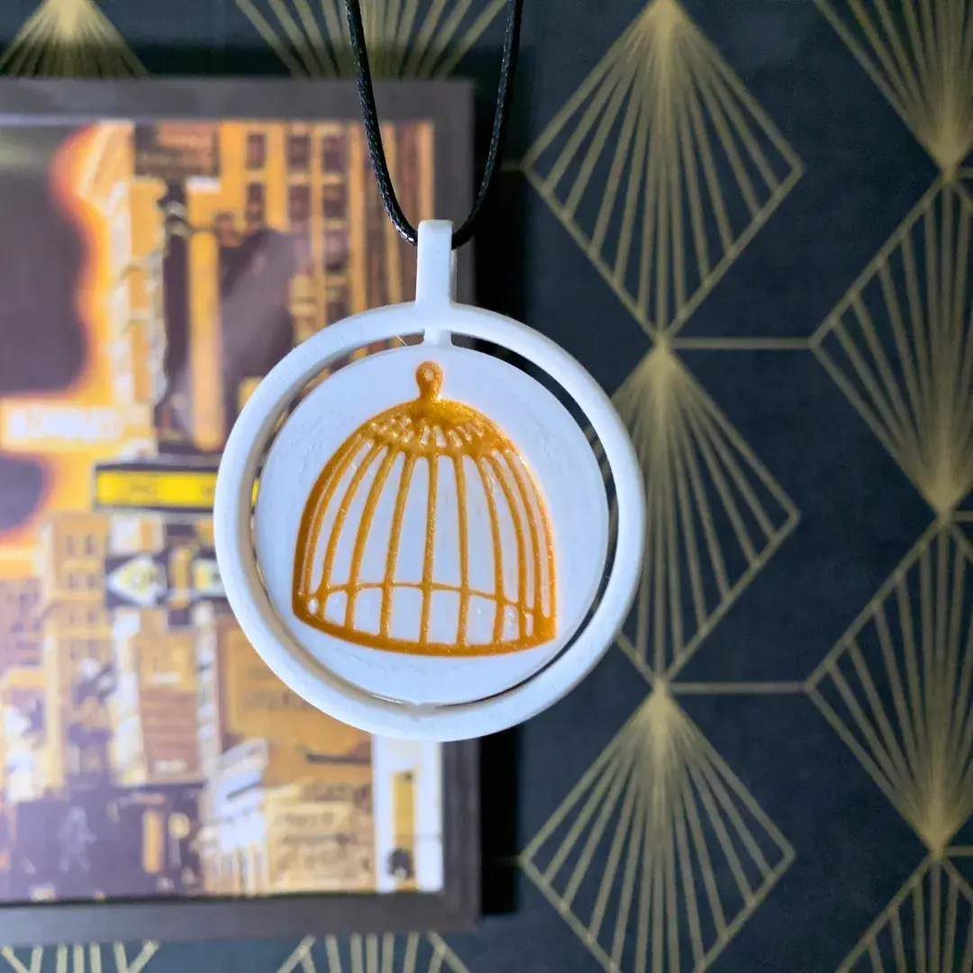 Sculptures & Artworks STL Download - Optical Illusion Bird Cage ...