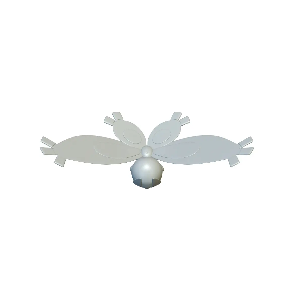 Characters & Creatures STL Download - Pokemon Mothim #414 - Ready for ...