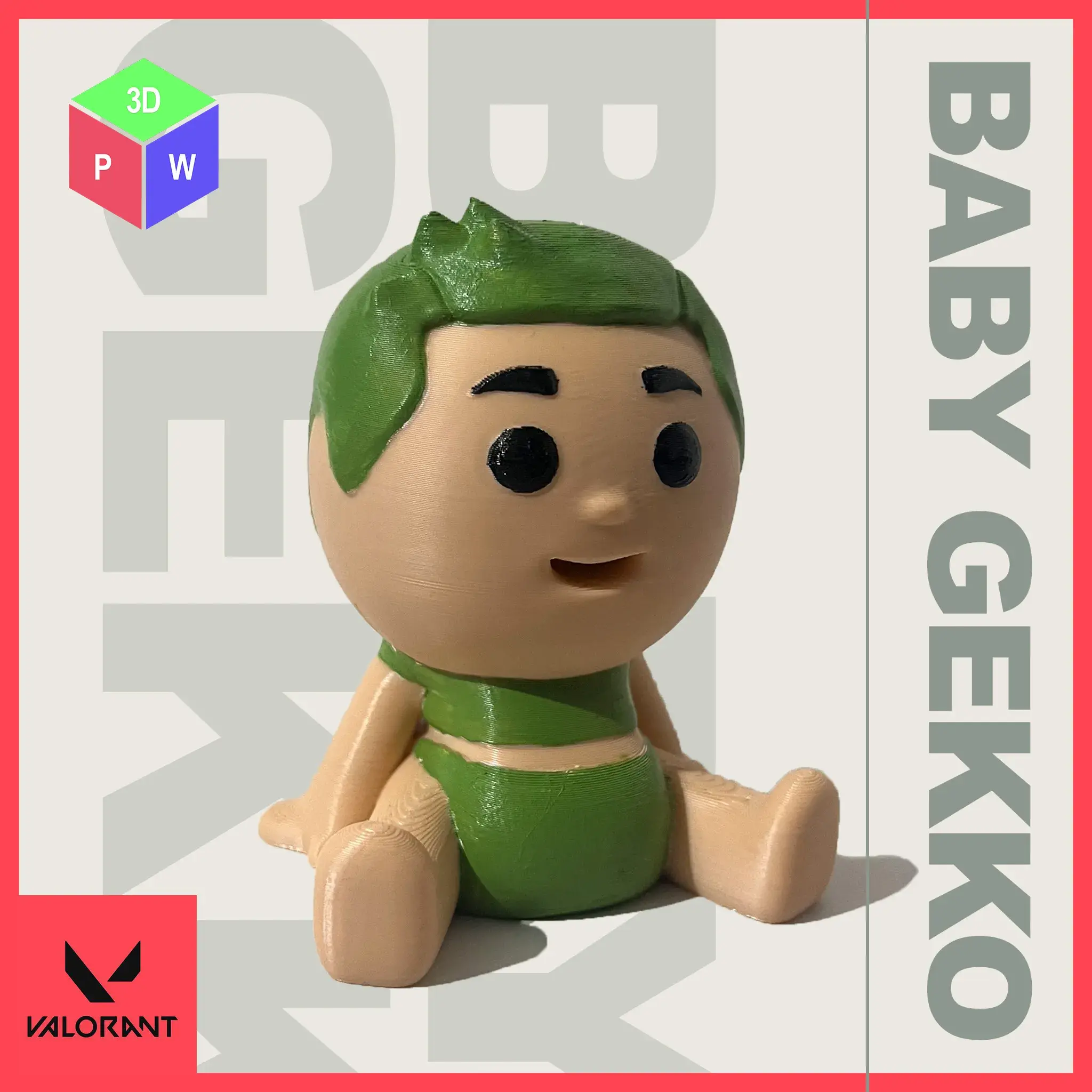 Other STL Download - Valorant - Baby Gekkoby 3D PRINT WIZARDRY