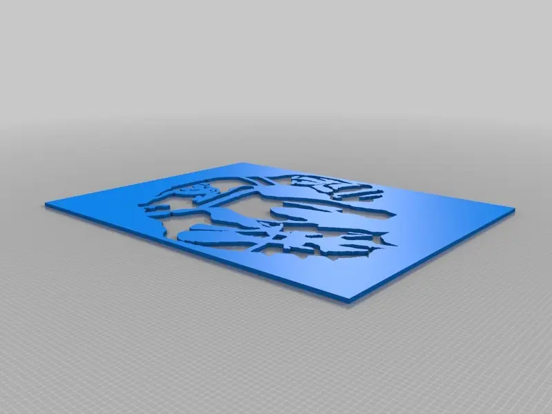 Free Digital Art STL Download - The Sandman Stencilby SMT_M 🦊