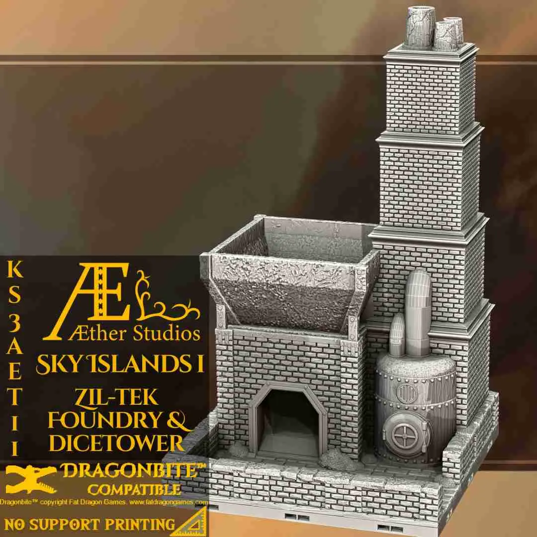 Other STL Download - KS3AET11 – Aethertowne Ziltek Coal Foundry & SOLO ...