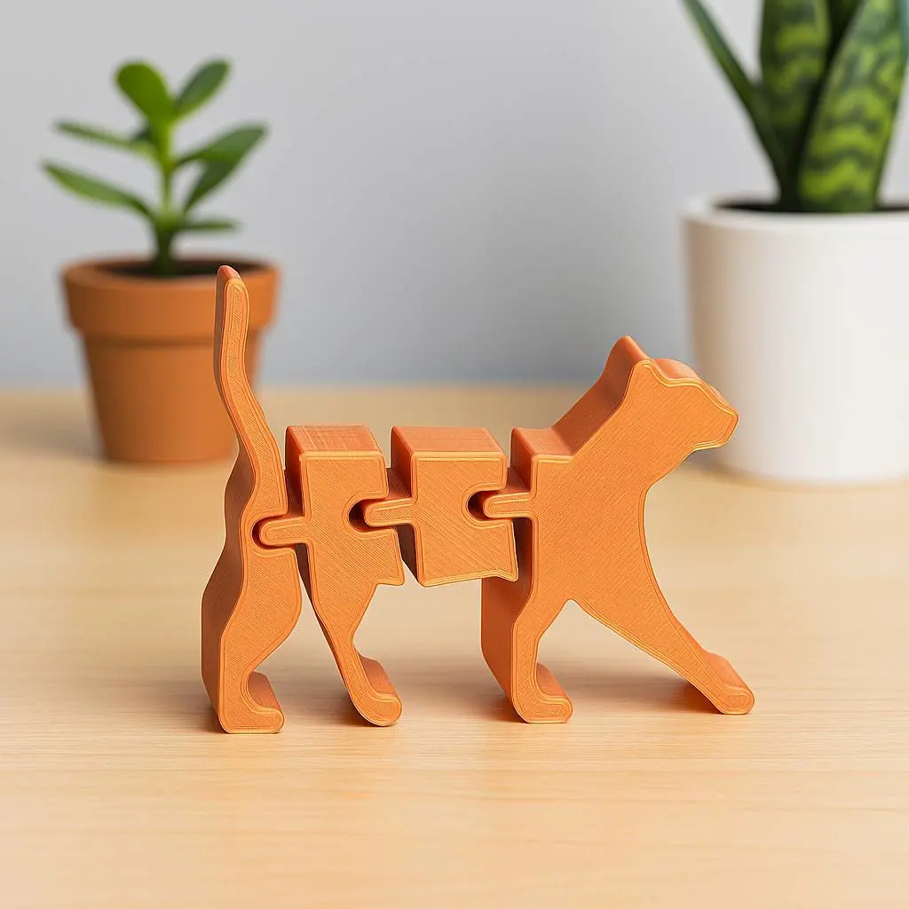 3D Printer Files | 3MF File | Flexi Cat | Creality Cloud