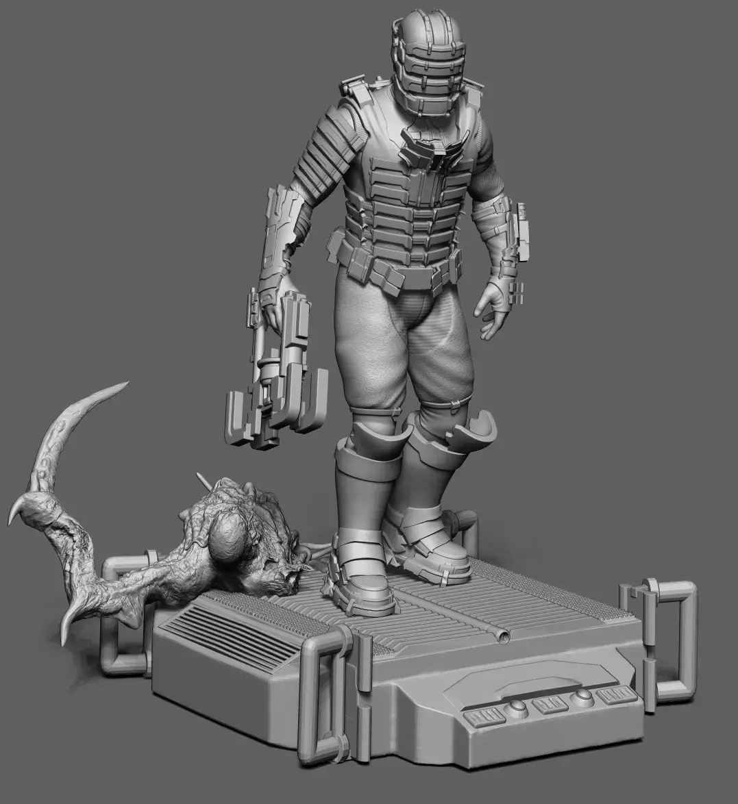Digital Art STL Download - Isaac Clarke (Dead Space)by CostaMoises_EstudioS