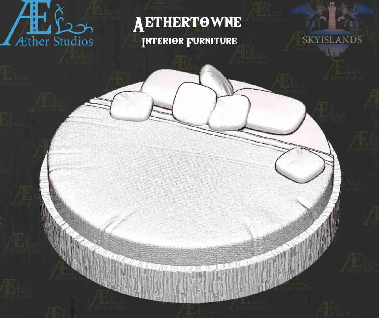 Other STL Download - KS3AET04 - Aethertown Interior Furnitureby Aether ...