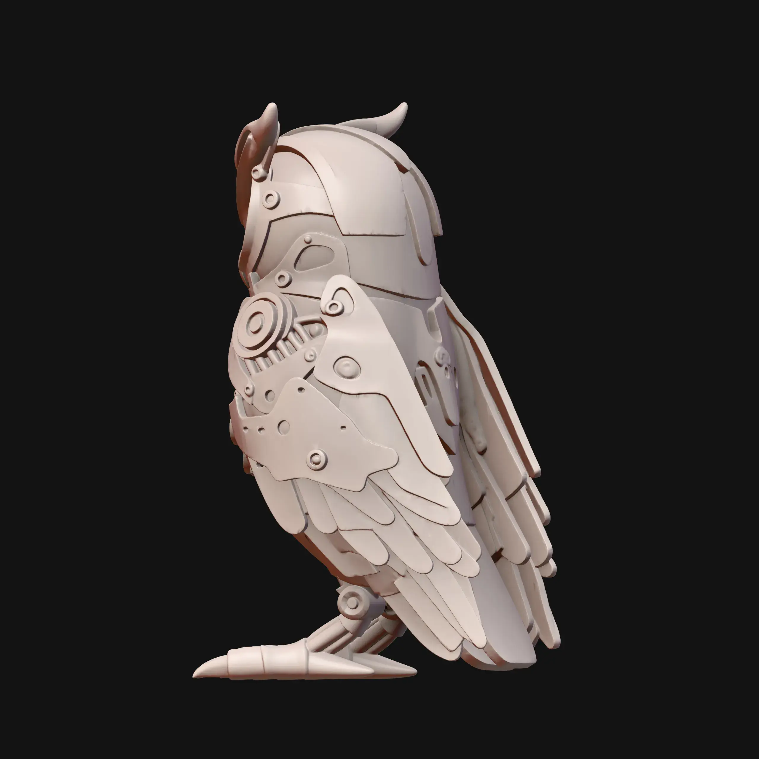 3D Printer Files | 3MF File | Steampunk Owl | Creality Cloud