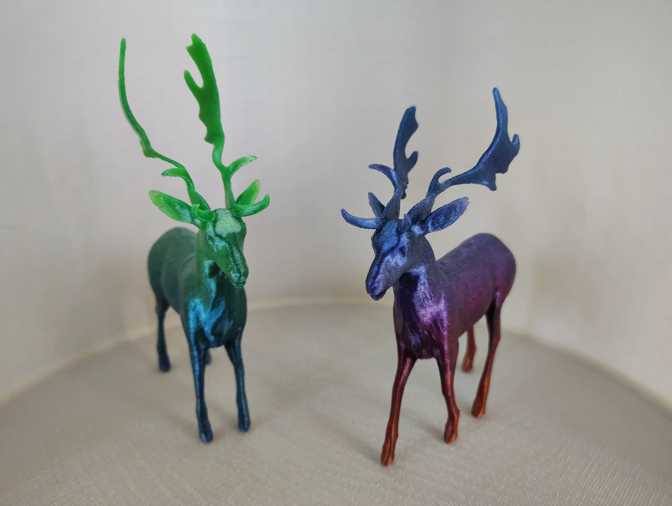 3D Printer Files | 3MF File | Fallow Deer 2 Figurine Poses; Walking and ...