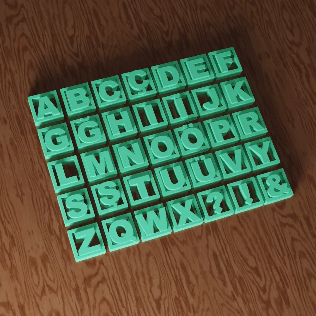 Other STL Download - Letters v4by AYHANCELİK