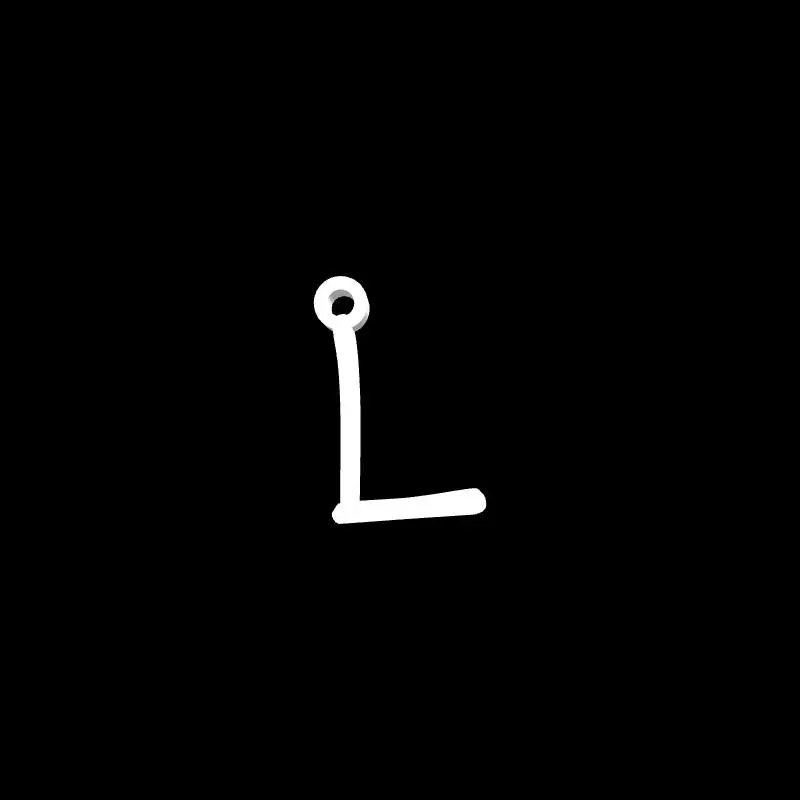 Free Jewelry & Accessories STL Download - L keychainby XP3Design