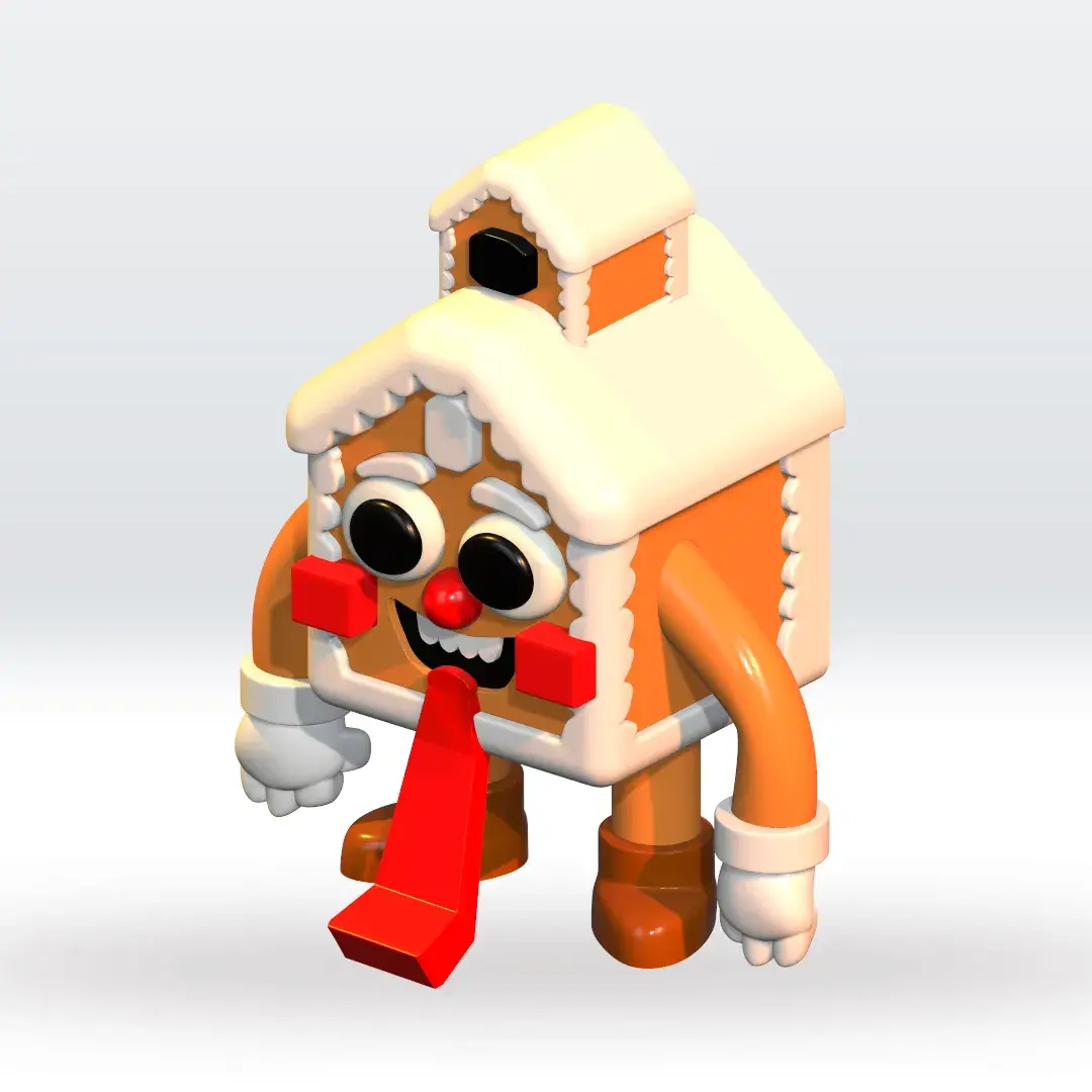 Characters & Creatures STL Download - LA GINGER SEKOLAH STL Brainrot 3D ...