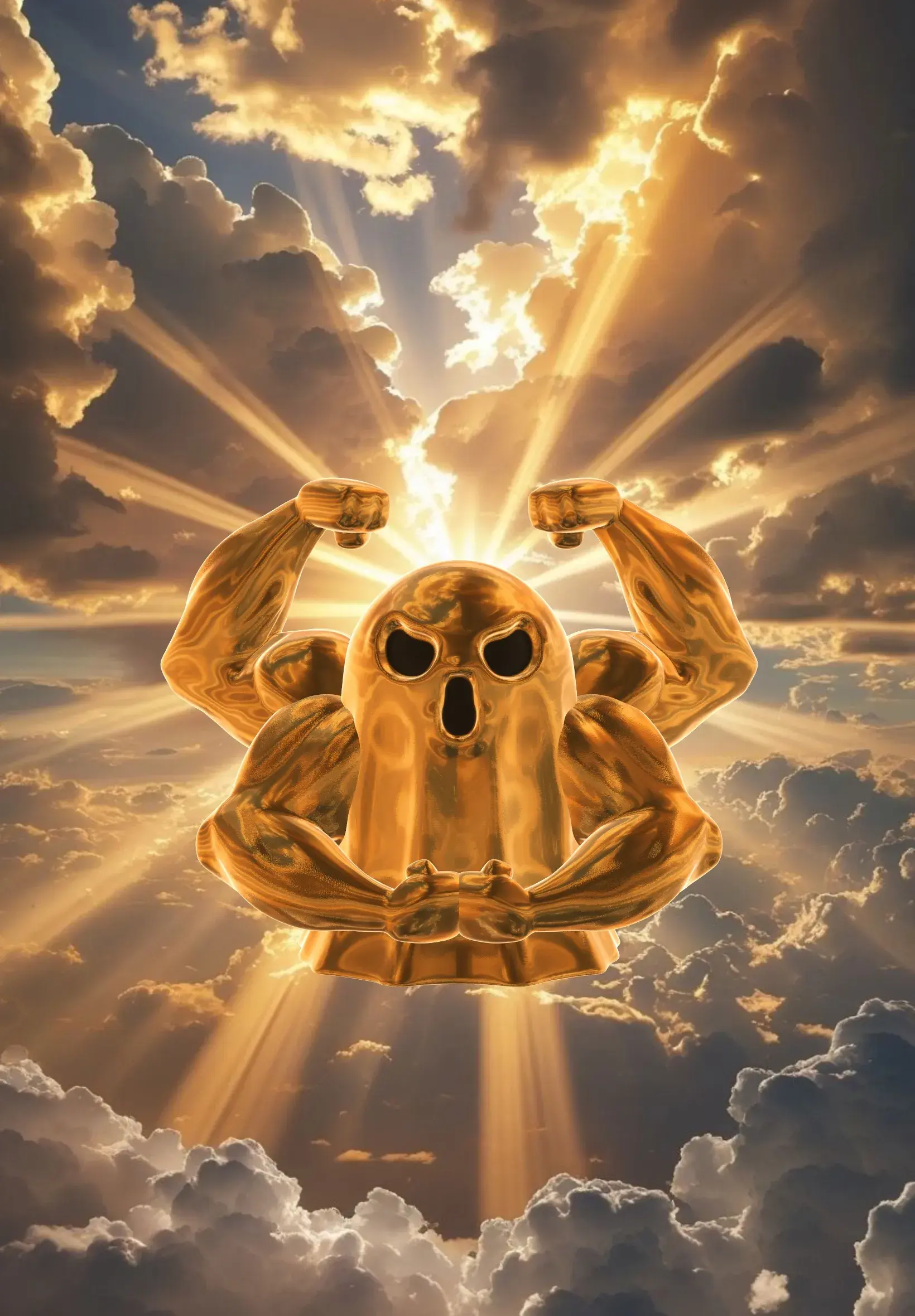 Free Sculptures & Artworks STL Download - Ghost Muscleby FUR CRAFT