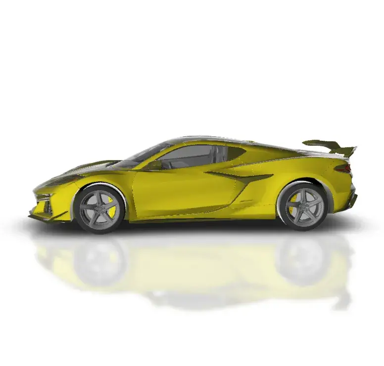 Vehicles & Machinery STL Download - Chevrolet Corvette C8 Z06 2023by ...
