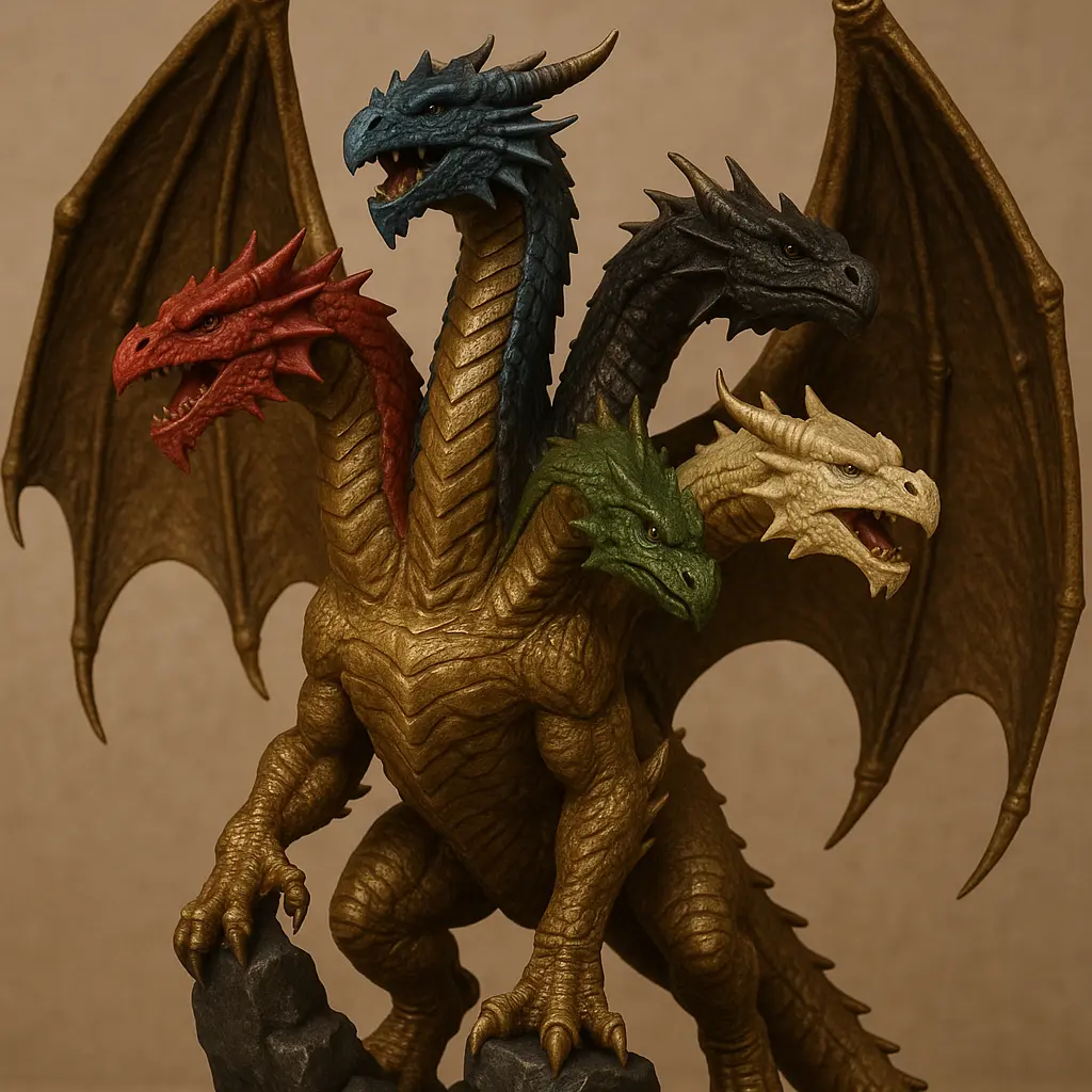 3D Printer Files | 3MF File | dragon Tiamat | Creality Cloud