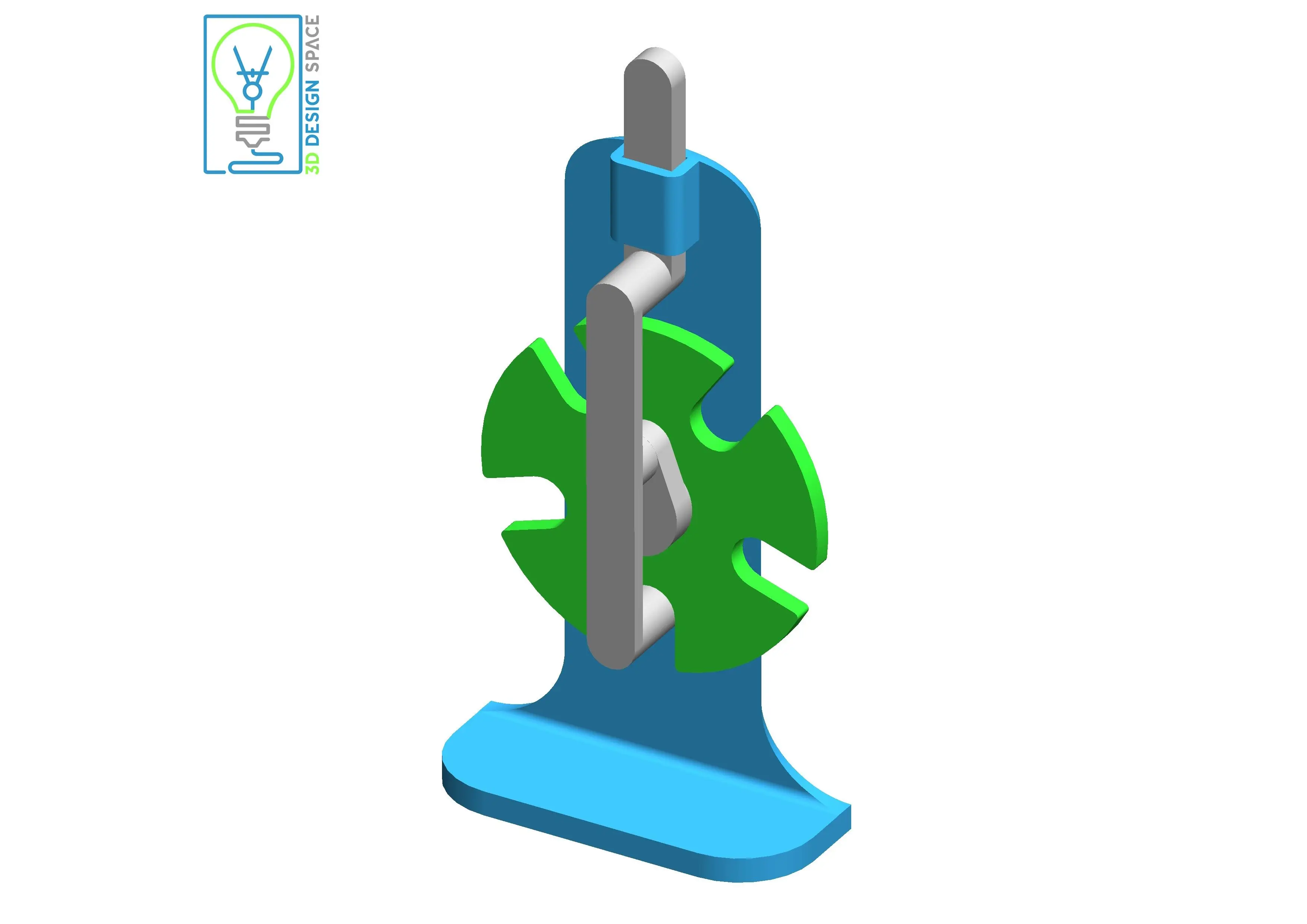 Stationery & Learning Tools STL Download - PIN AND SLOT WHEEL ...