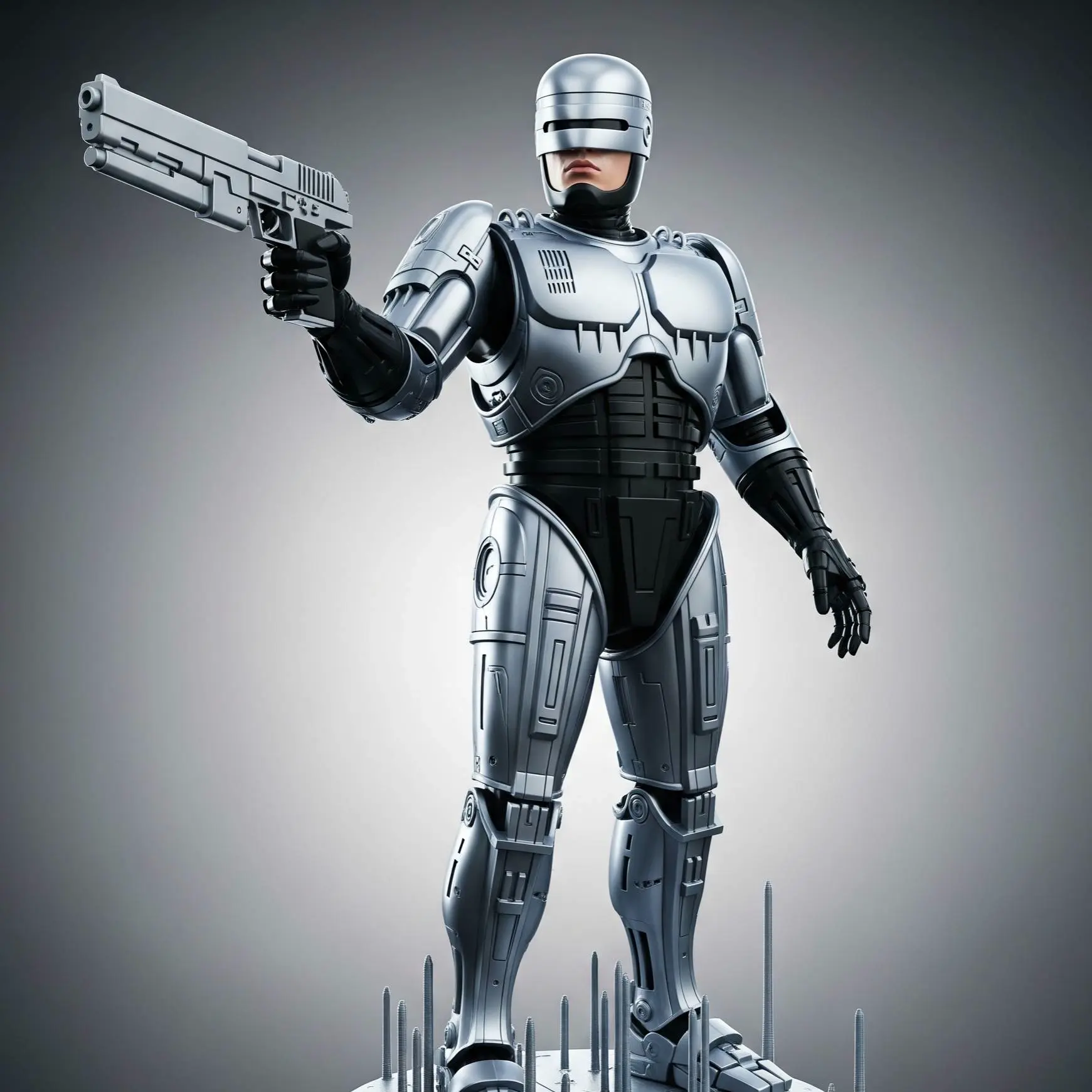 Characters & Creatures STL Descarga - Robocop - 3DImpresions