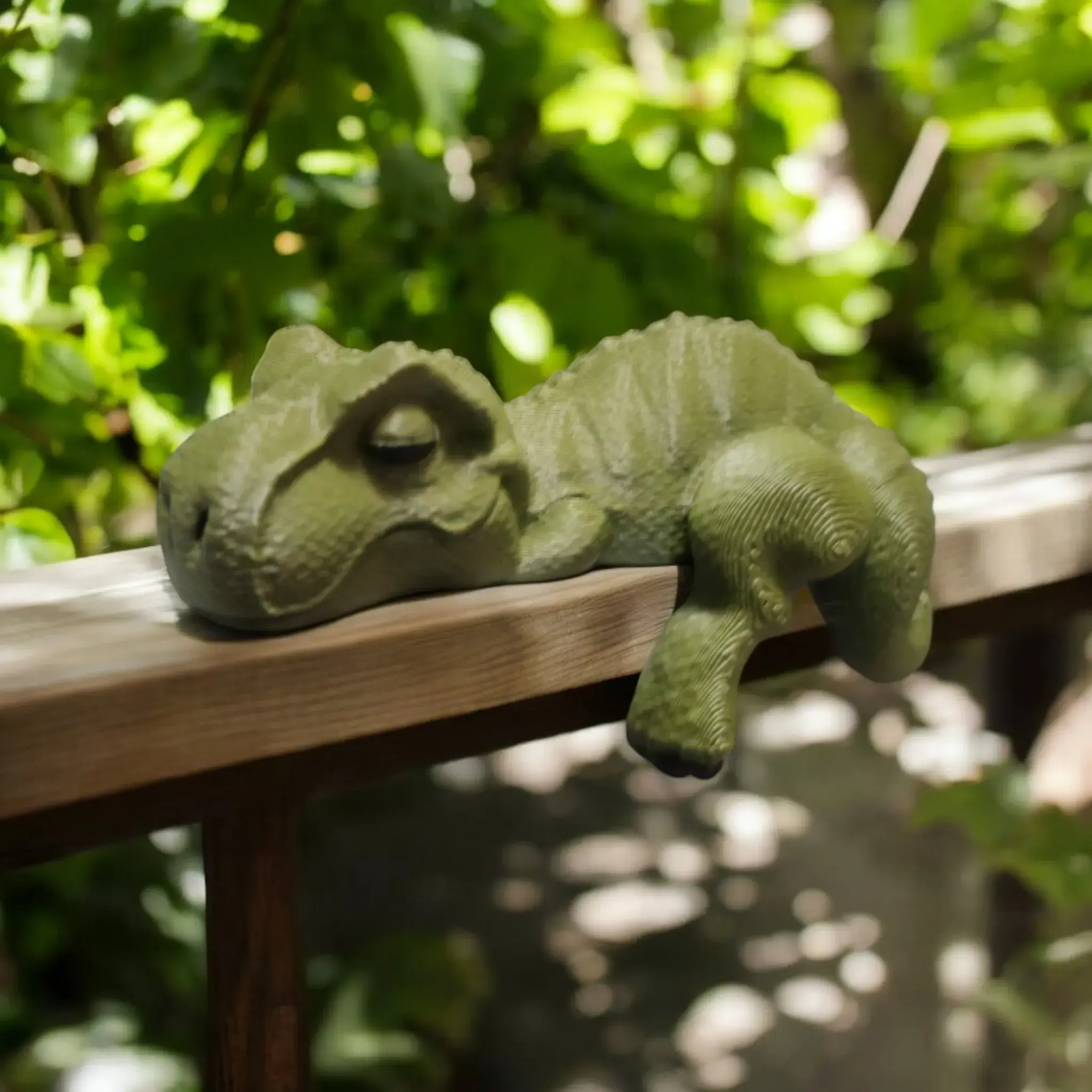 Home Decorations & Ornaments STL Download - Shelf Sleeping T-Rex ...