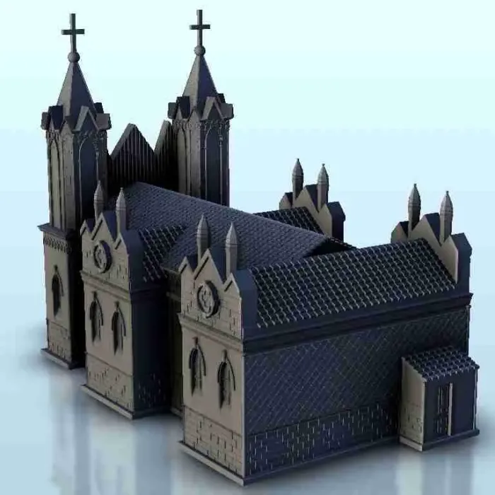 Other STL Download - Gothic church 9 - scenery medieval miniatures ...