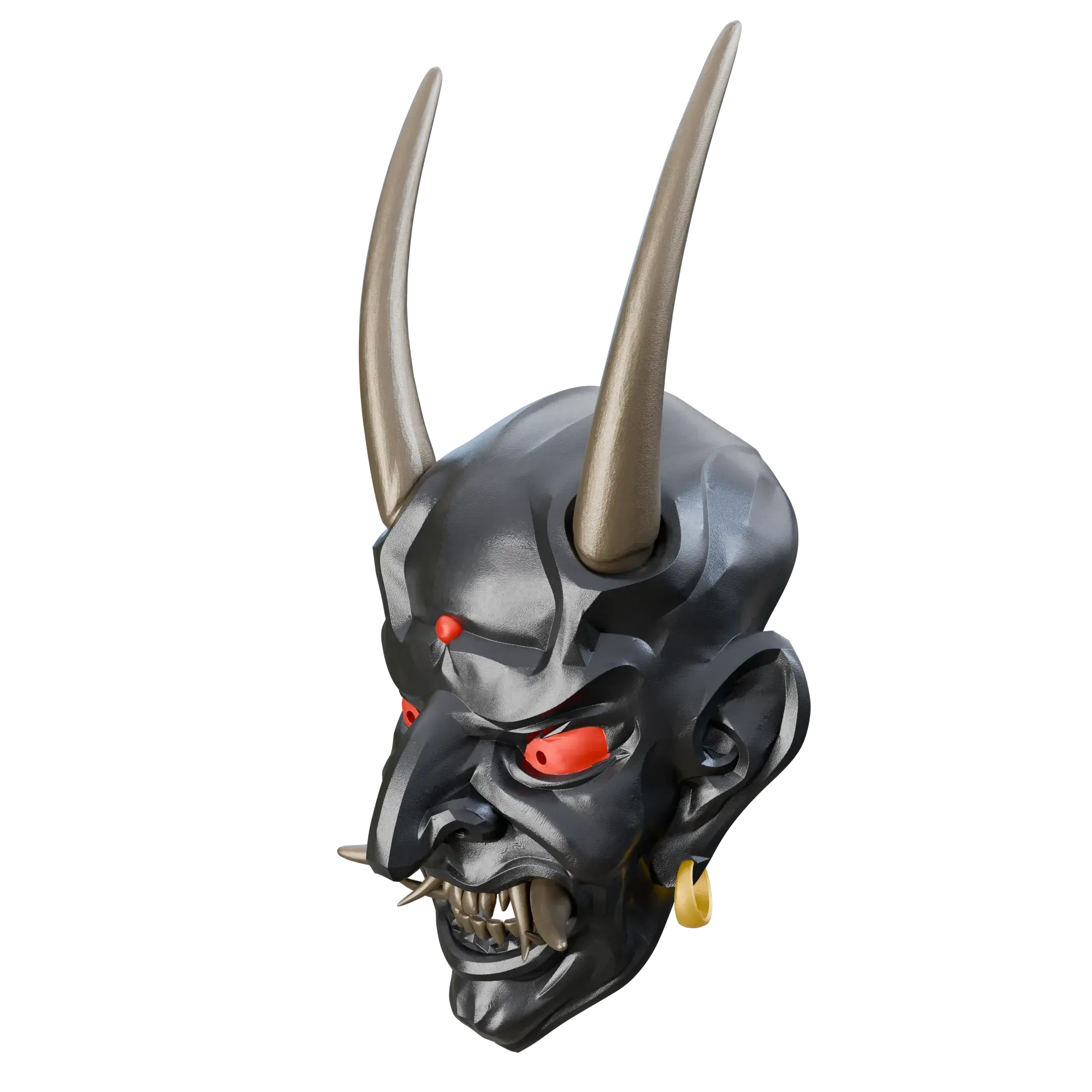 Cosplay STL Download - Oni Mask - Cosplayby RareBox