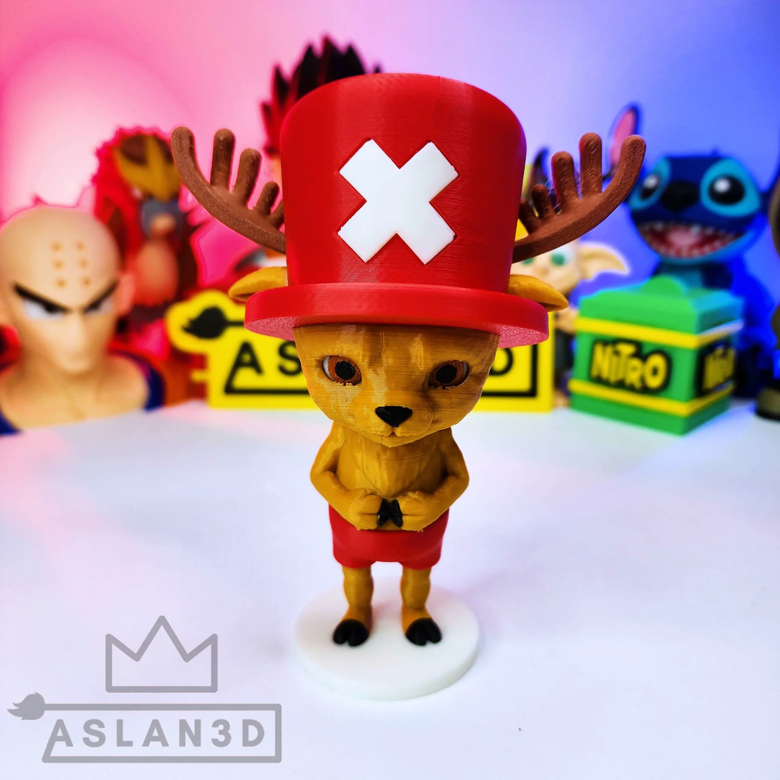 Digital Art STL Download - Tony Tony Chopper - By Colorsby Aslan3D