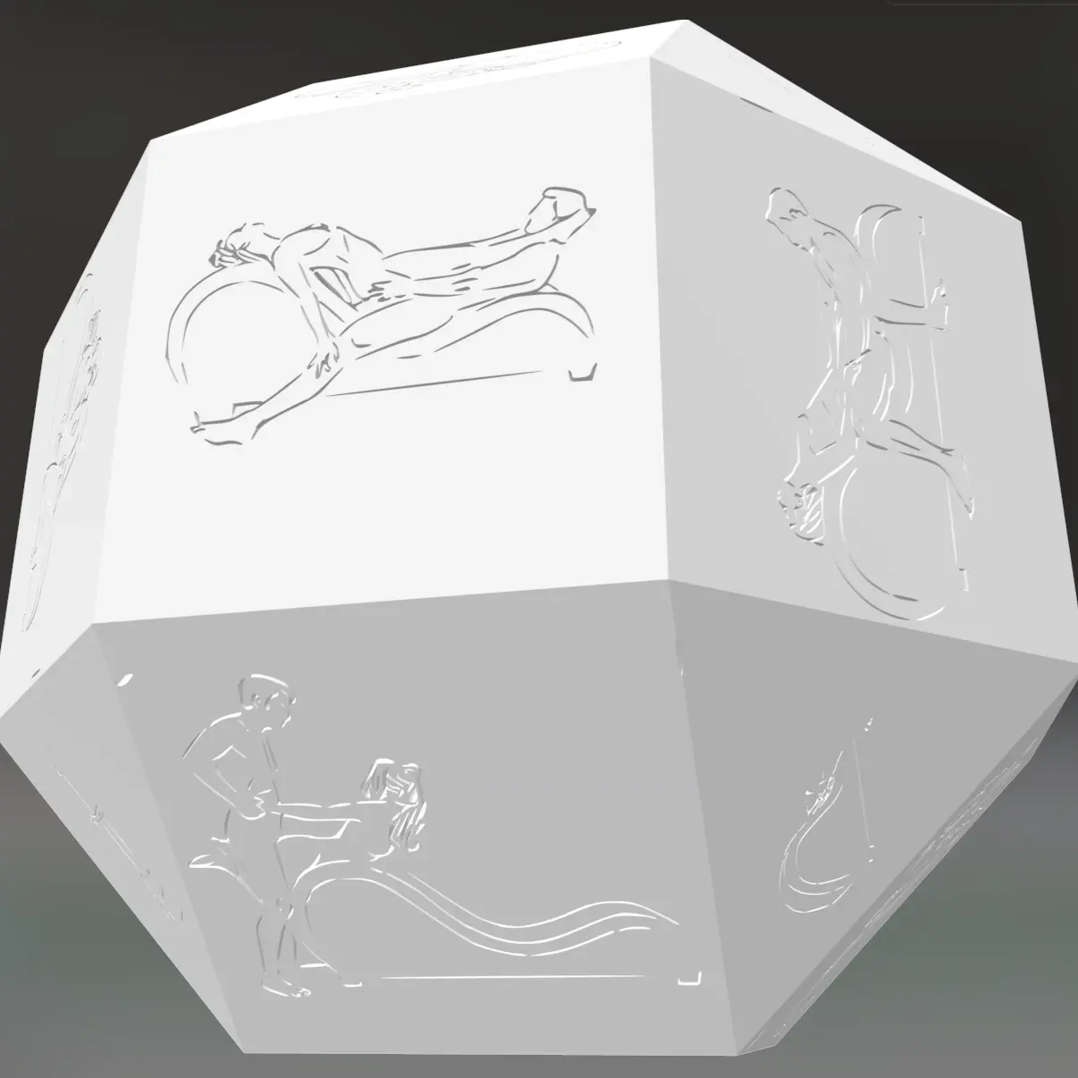 Other STL Download - Dé 26 faces positions coquines fauteuil tantraby ...