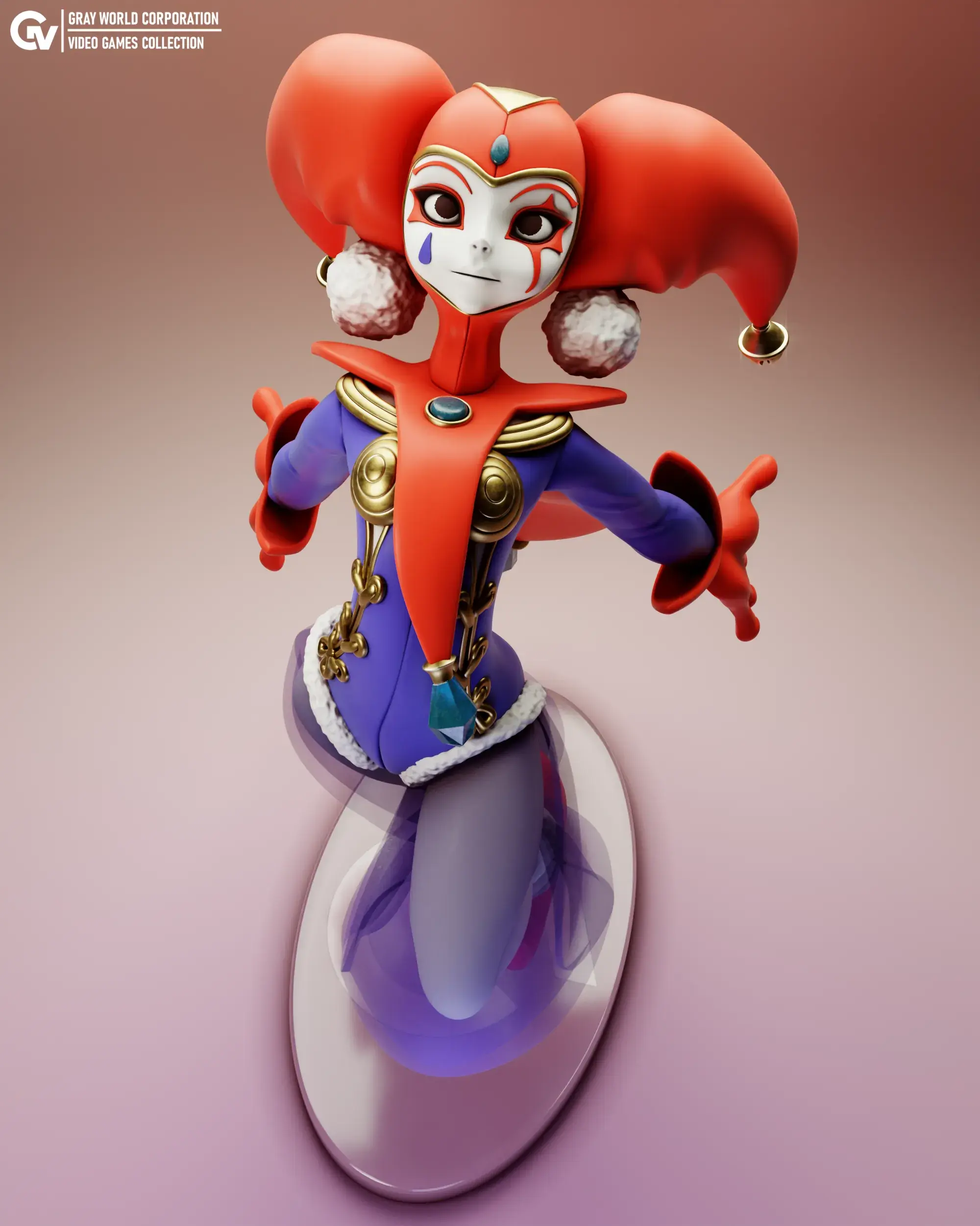 Characters & Creatures STL Download - Harle | Chrono Crossby Gray World ...