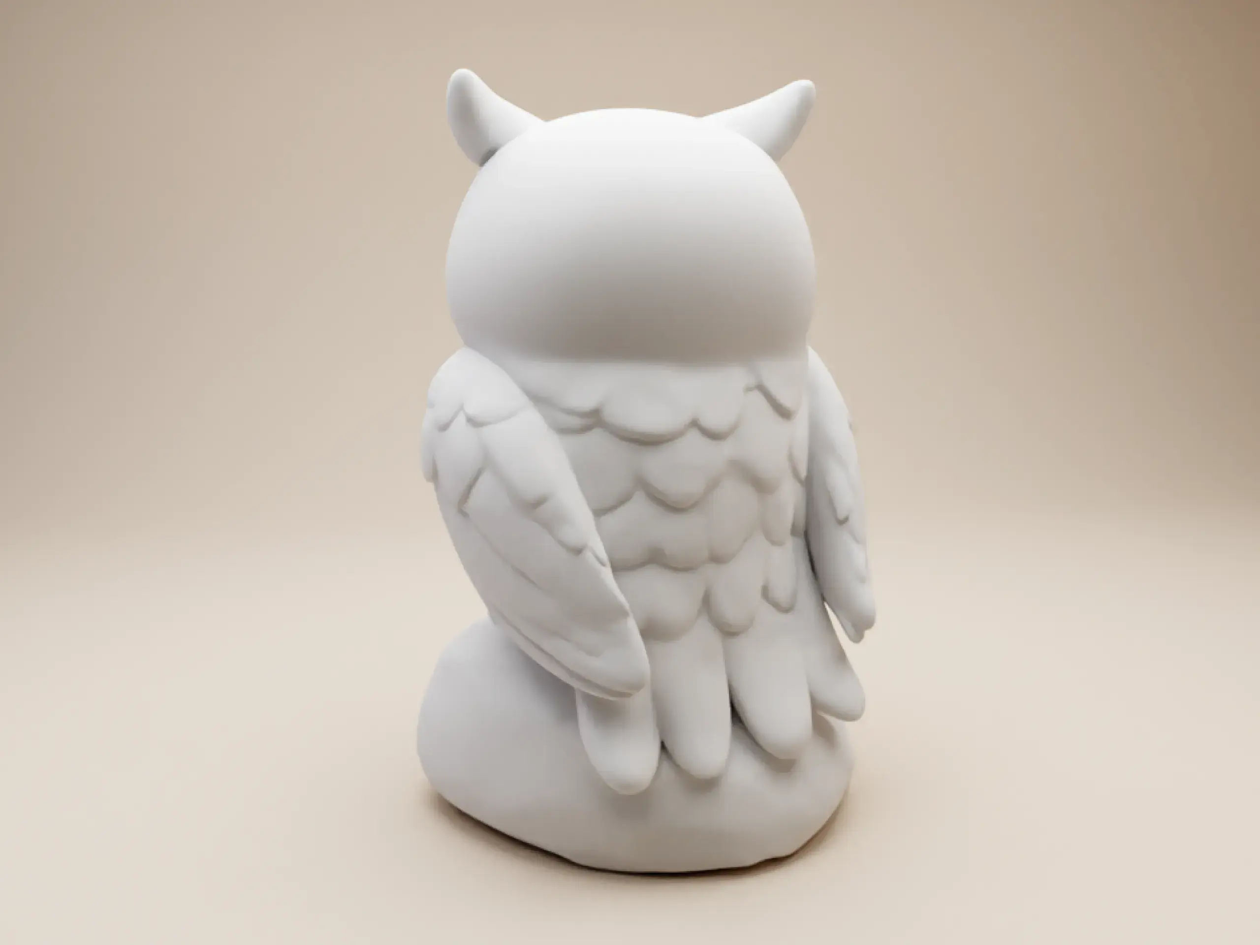Home Decorations & Ornaments STL Download - Stoic Forest Owl – Stylized ...