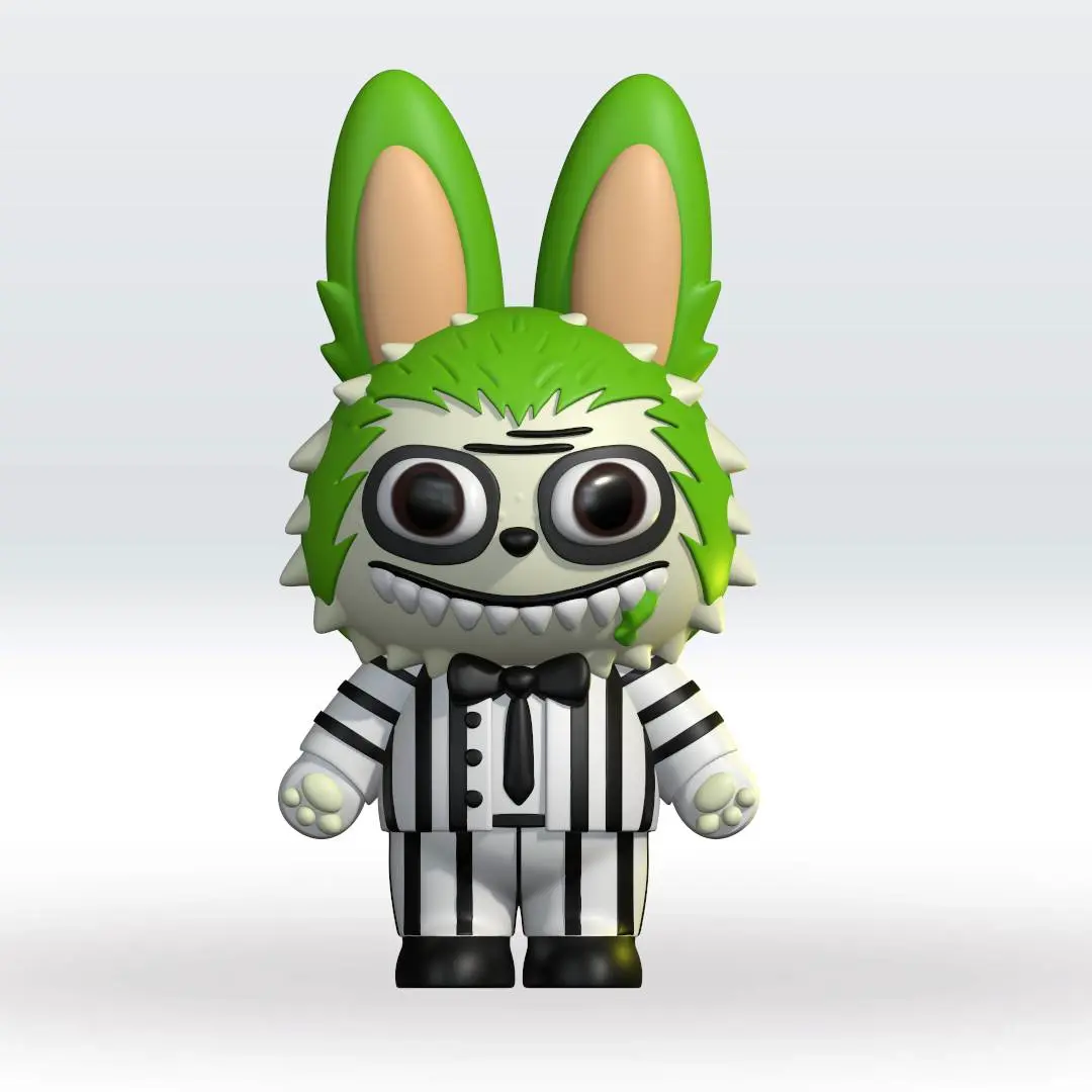 Characters & Creatures STL Descarga - Labubu Beetle juice Halloween STL ...