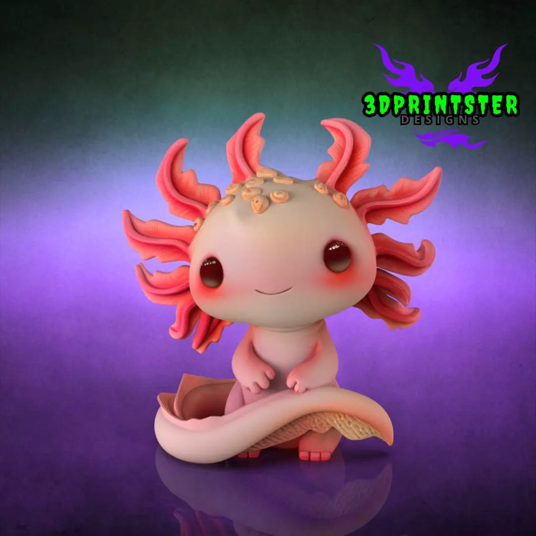 3D Printer Files | 3MF File | Axolotl | Creality Cloud