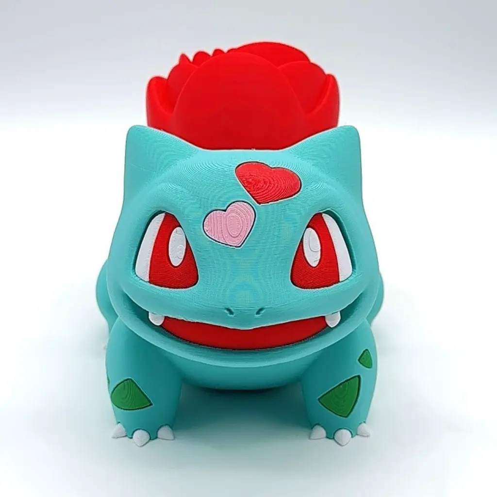 Characters & Creatures STL Download - POKEMON BULBASAUR - FLOWER - BY ...