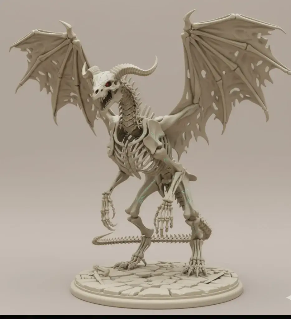 3D Printer Files | 3MF File | Dracolich (Lich Dragão) | Creality Cloud
