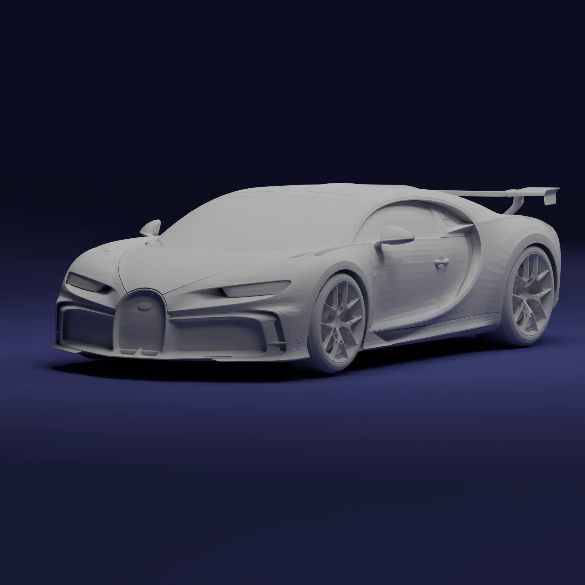 3D Printer Files | 3MF File | Bugatti Chiron Pur Sport - FREE - 3D ...