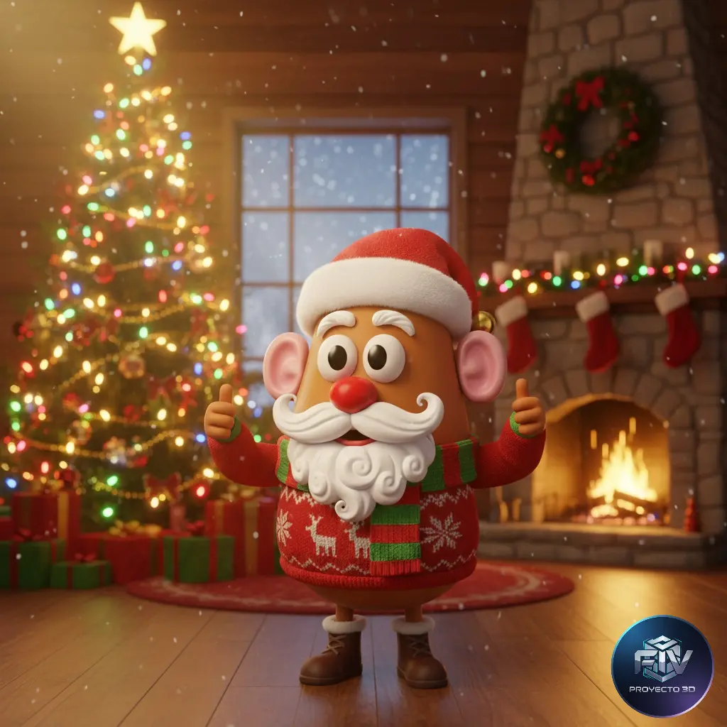 3D Printer Files | 3MF File | MR. POTATO HEAD CHRISTMAS | Creality Cloud