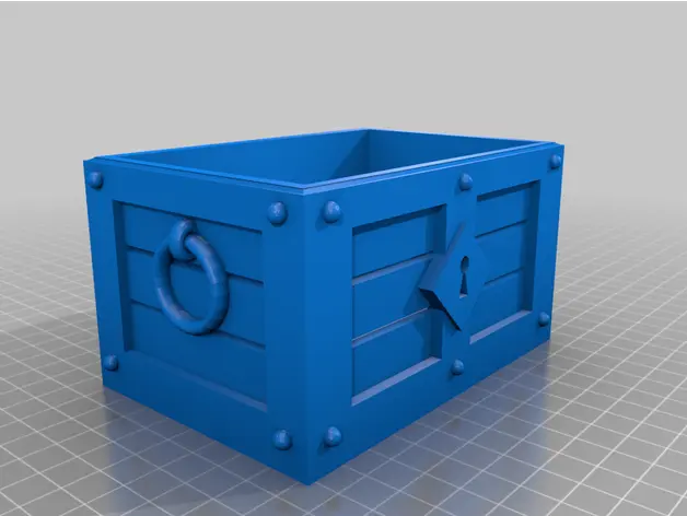 3D Printer Files | 3MF File | Treasure Chest Piggy Bank | Creality Cloud