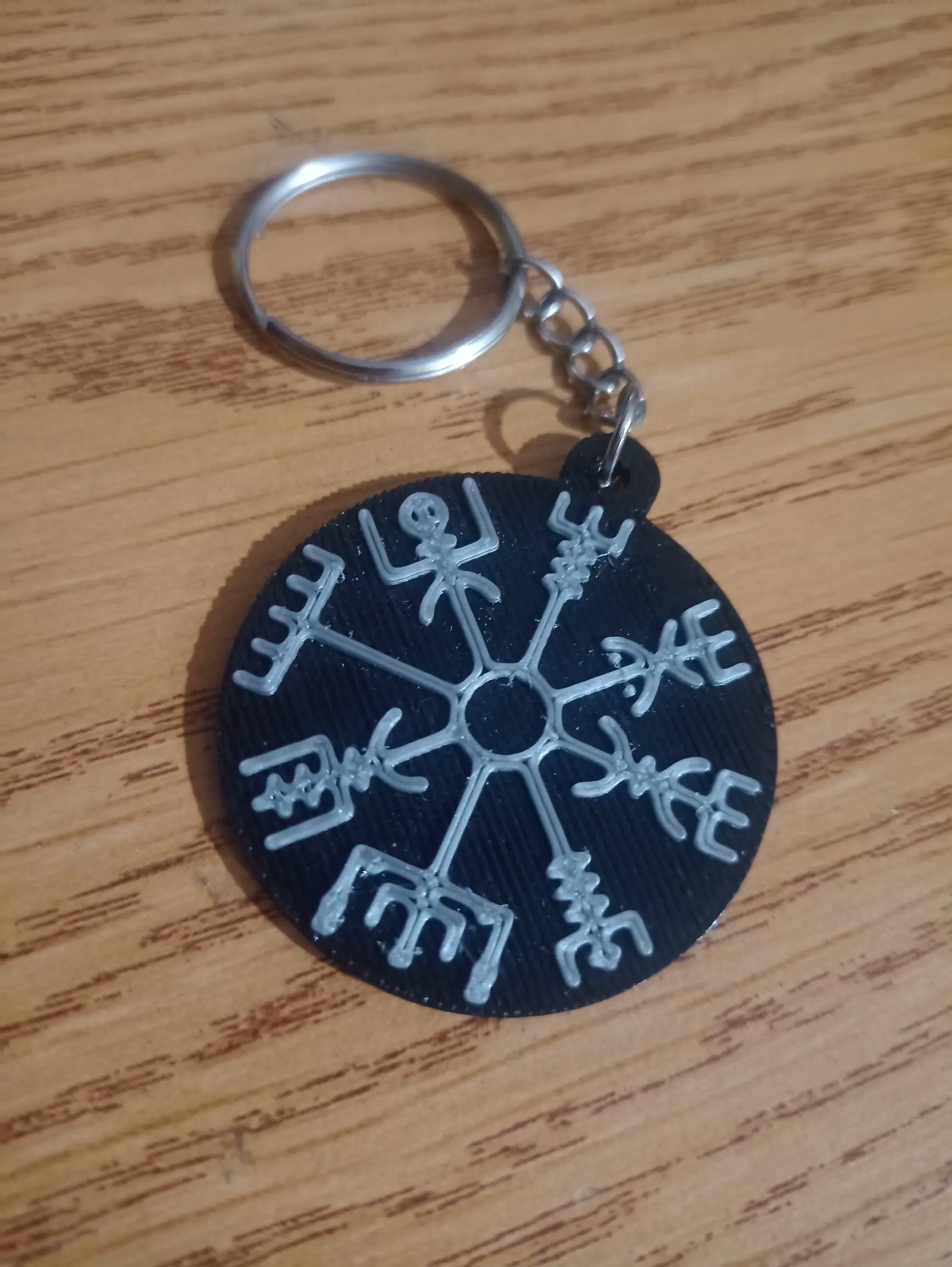 3D Printer Files | 3MF File | Vegvísir Keychain Viking | Creality Cloud
