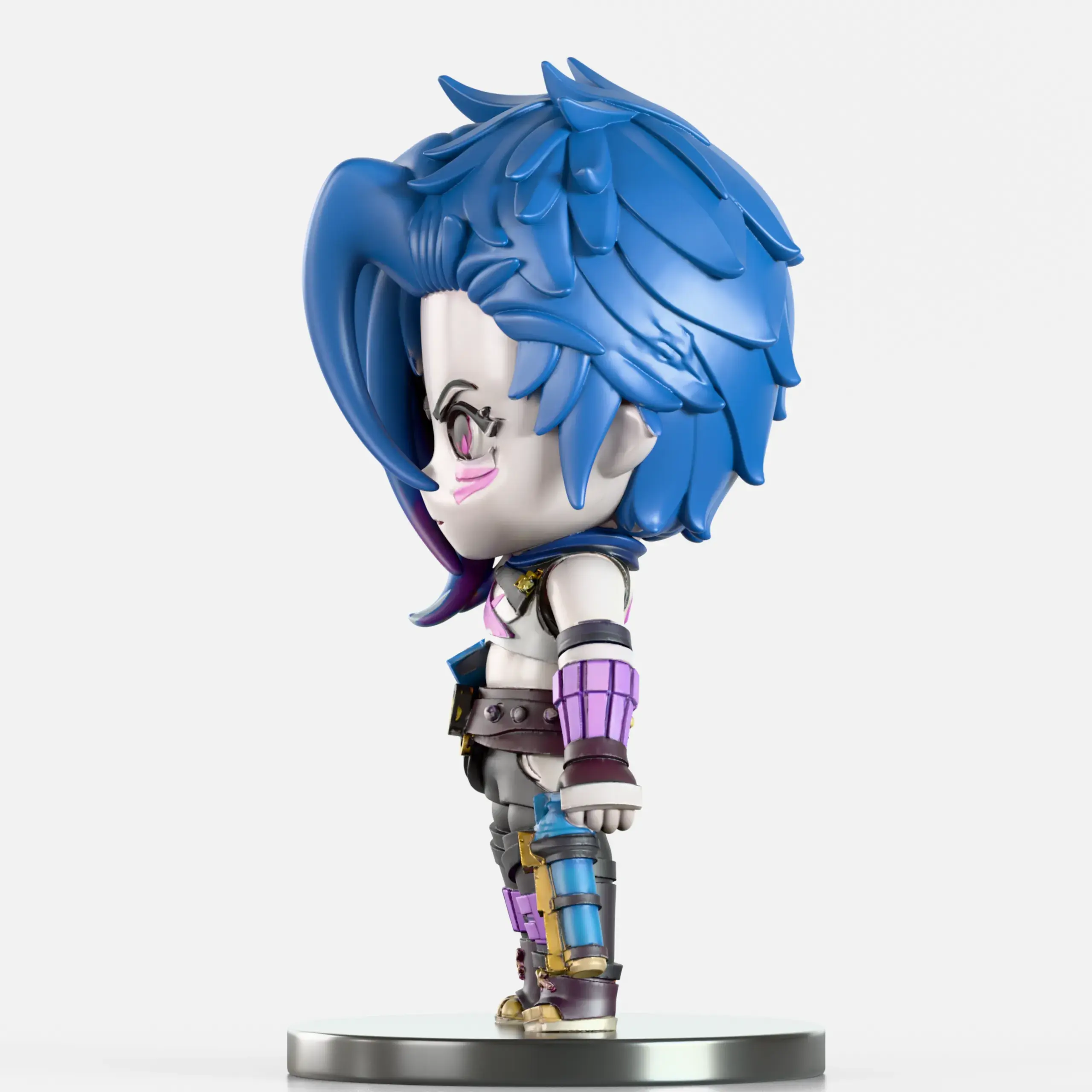 3D Printer Files | 3MF File | Jinx Chibi LOL fan Art | Creality Cloud