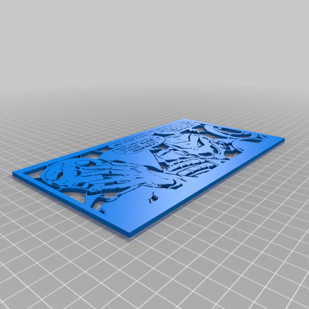 Free Digital Art STL Download - Ultron and Vision stencilby SMT_M 🦊