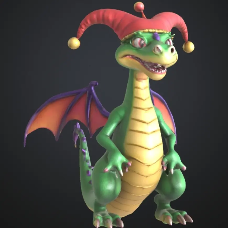 3D Printer Files | 3MF File | Jester Dragon | Creality Cloud