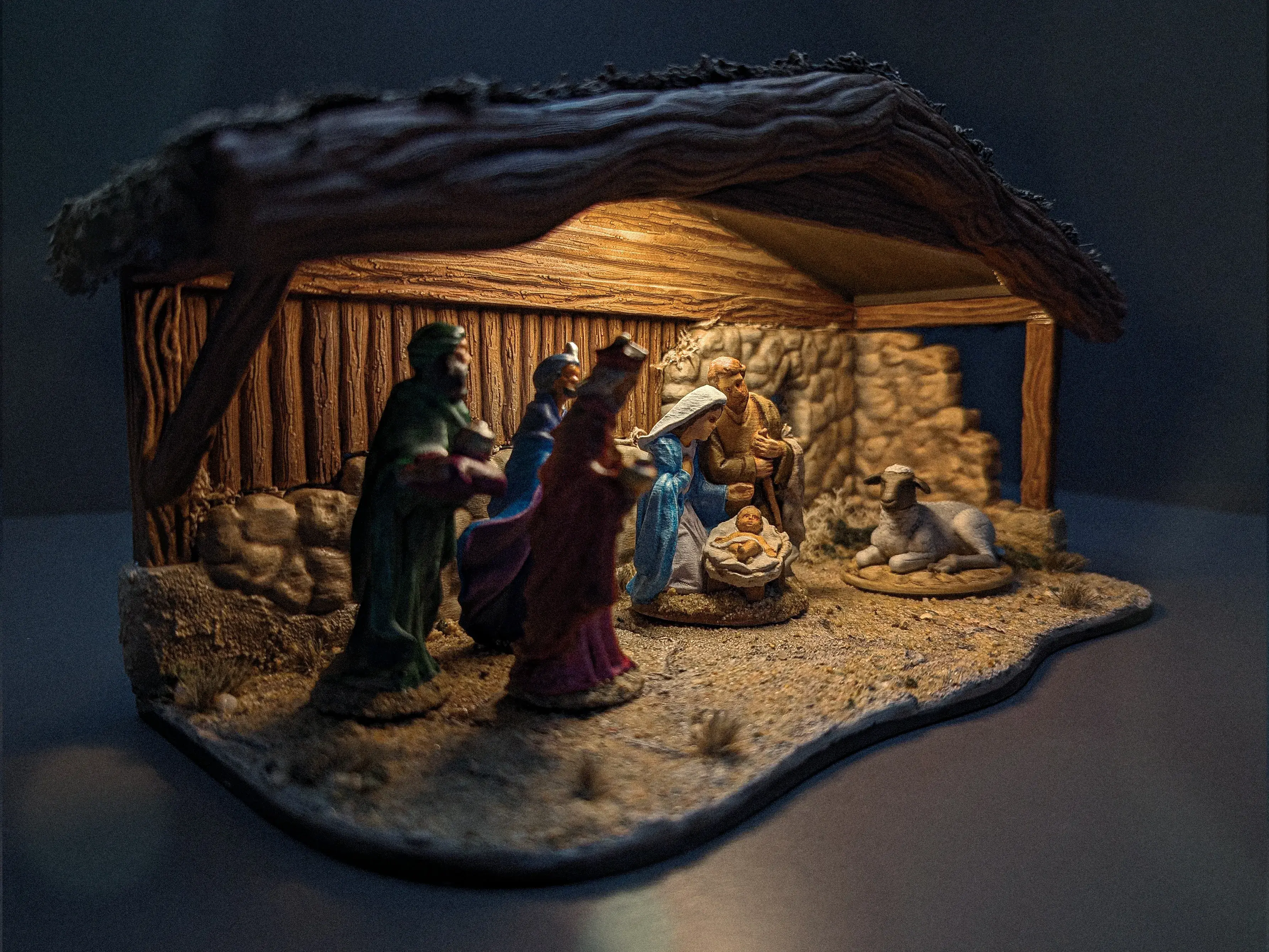 Free Other STL Download - Build your own...Nativity Scene! Diorama Base ...