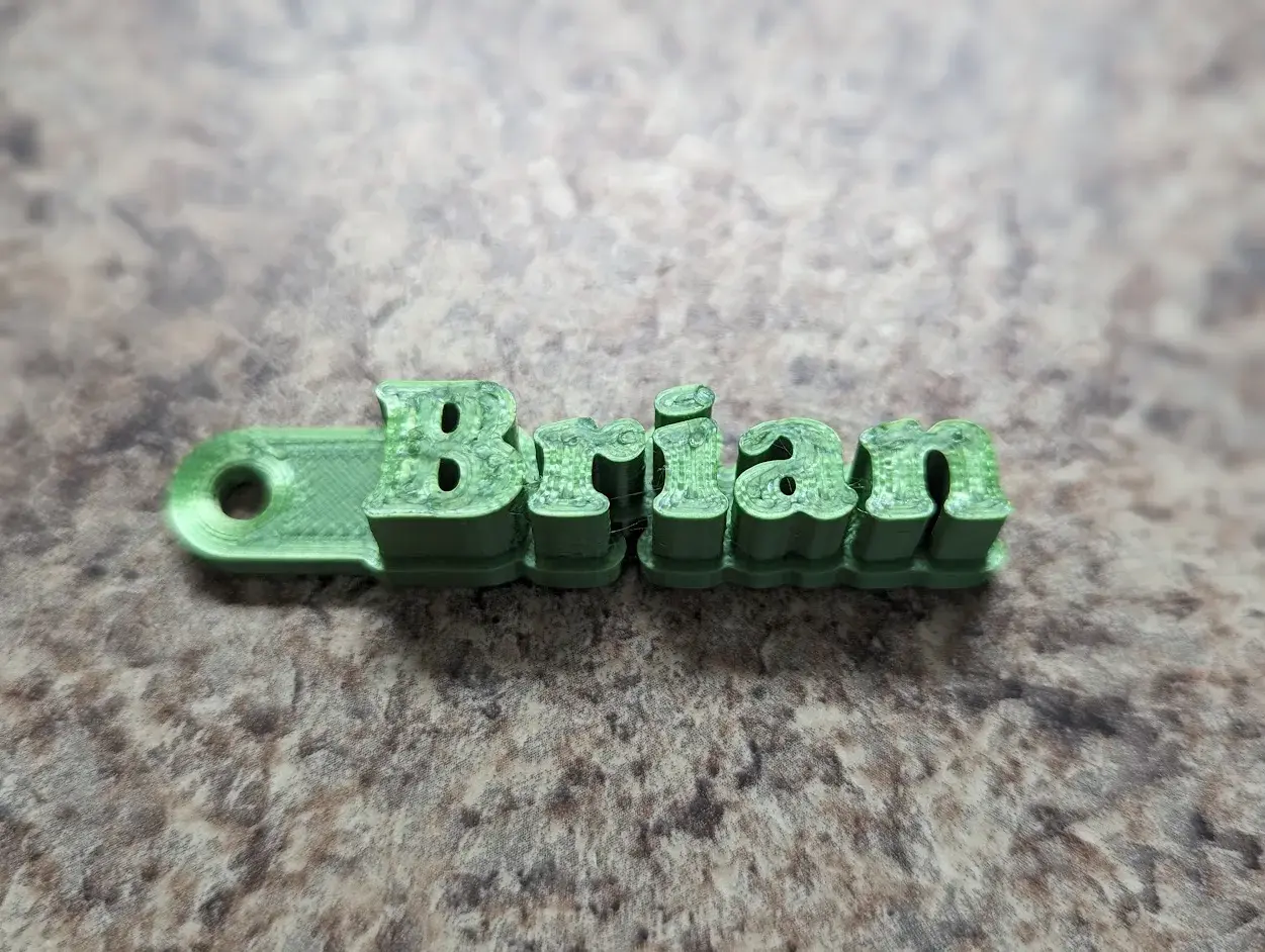 Badges & Coins STL Download - Brian Keychainby Trash Can Guy