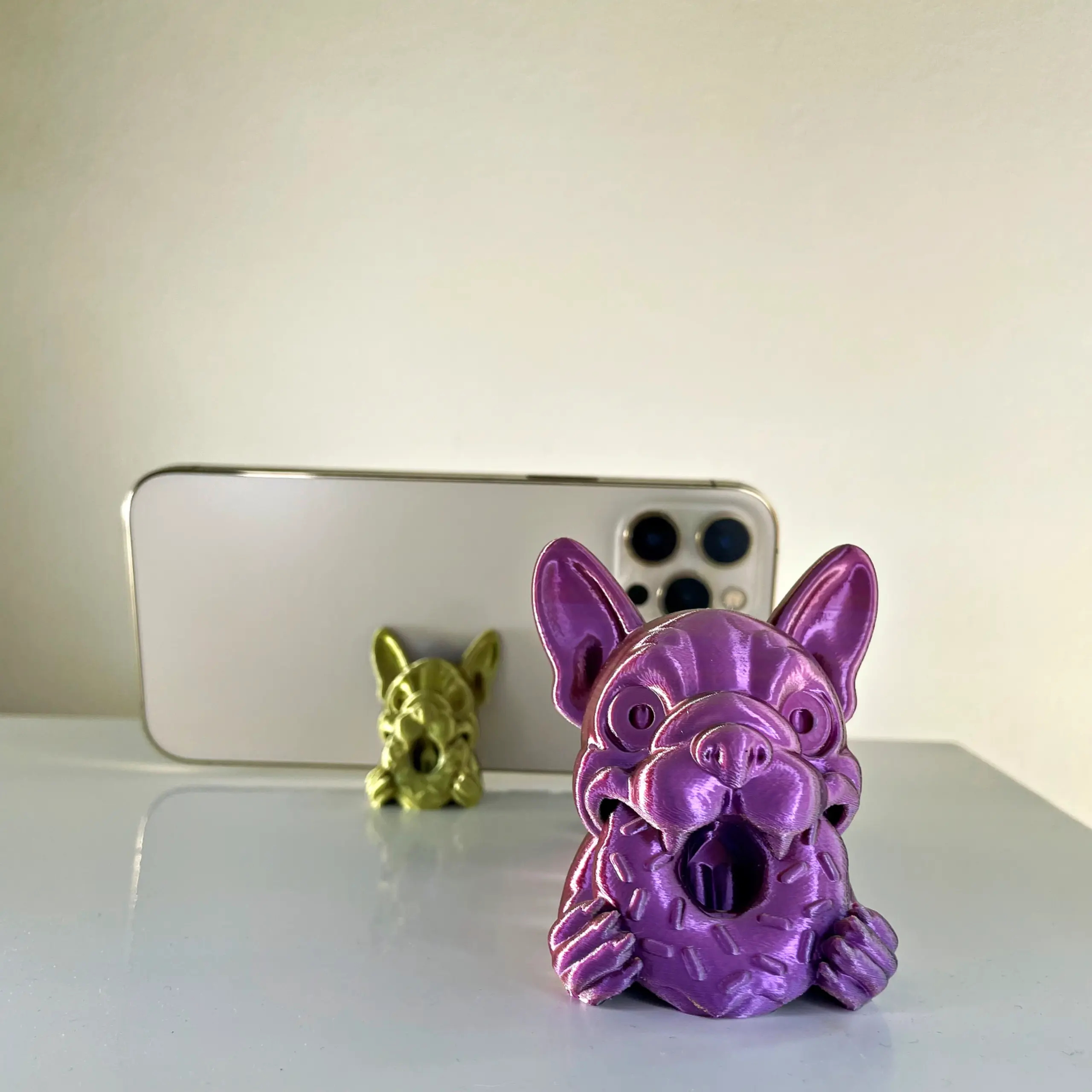 Other STL Download - FRENCHIE PHINE HOLDER AND MINIATUREby Oasis3dlab