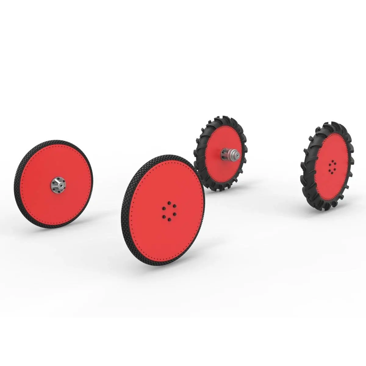 Vehicles & Machinery STL Download - Wheel Set of Swamp buggy Scale 1 ...