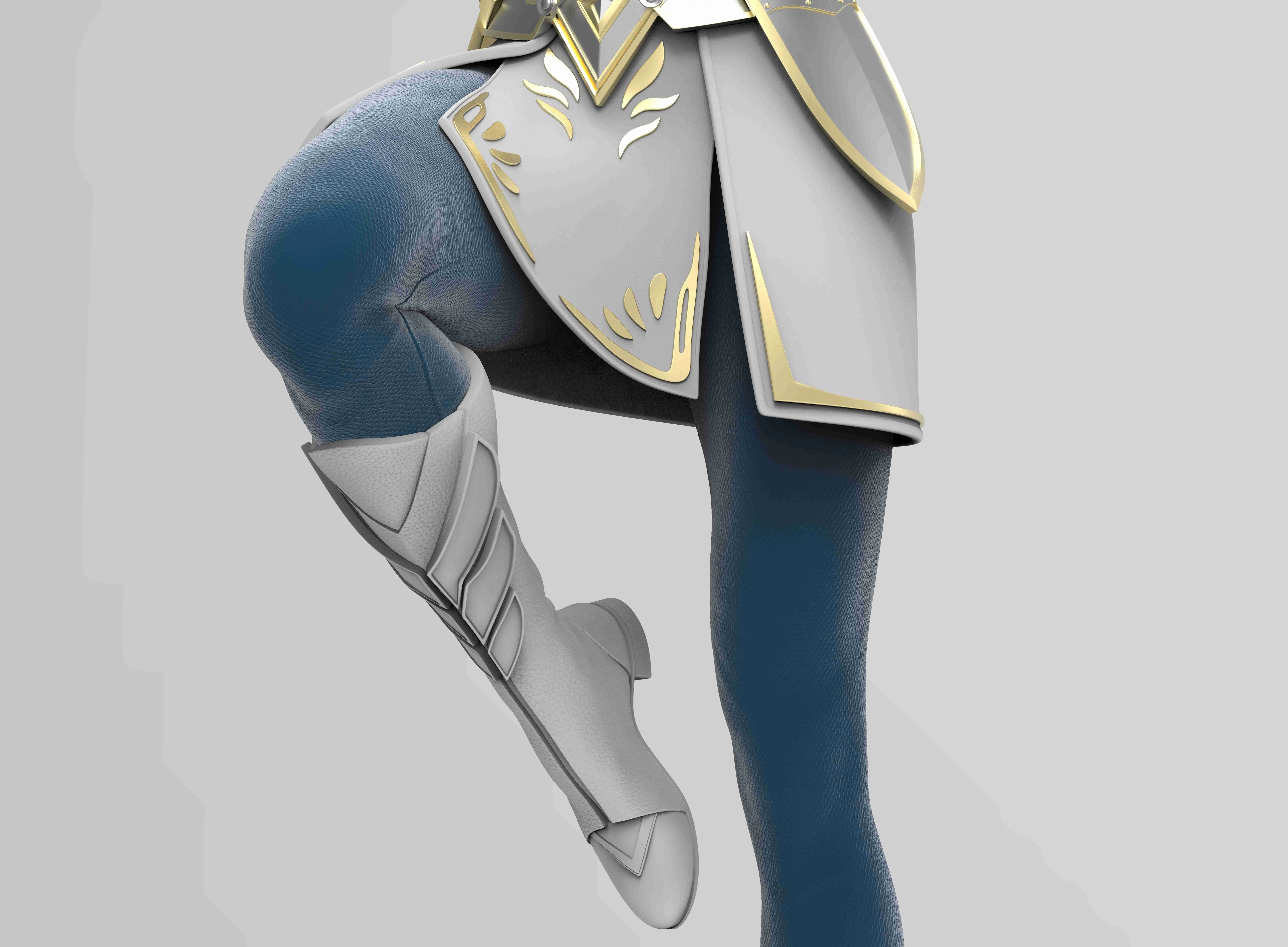 Characters & Creatures STL Download - Lux - League Of Legendsby Arkevz 3D