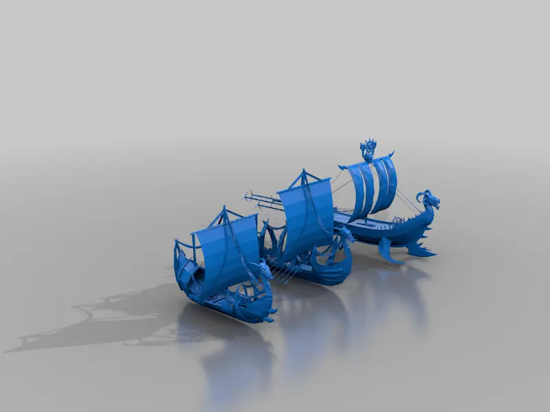 vampire coast ship fleets (mostly unedited) | 3D models download ...