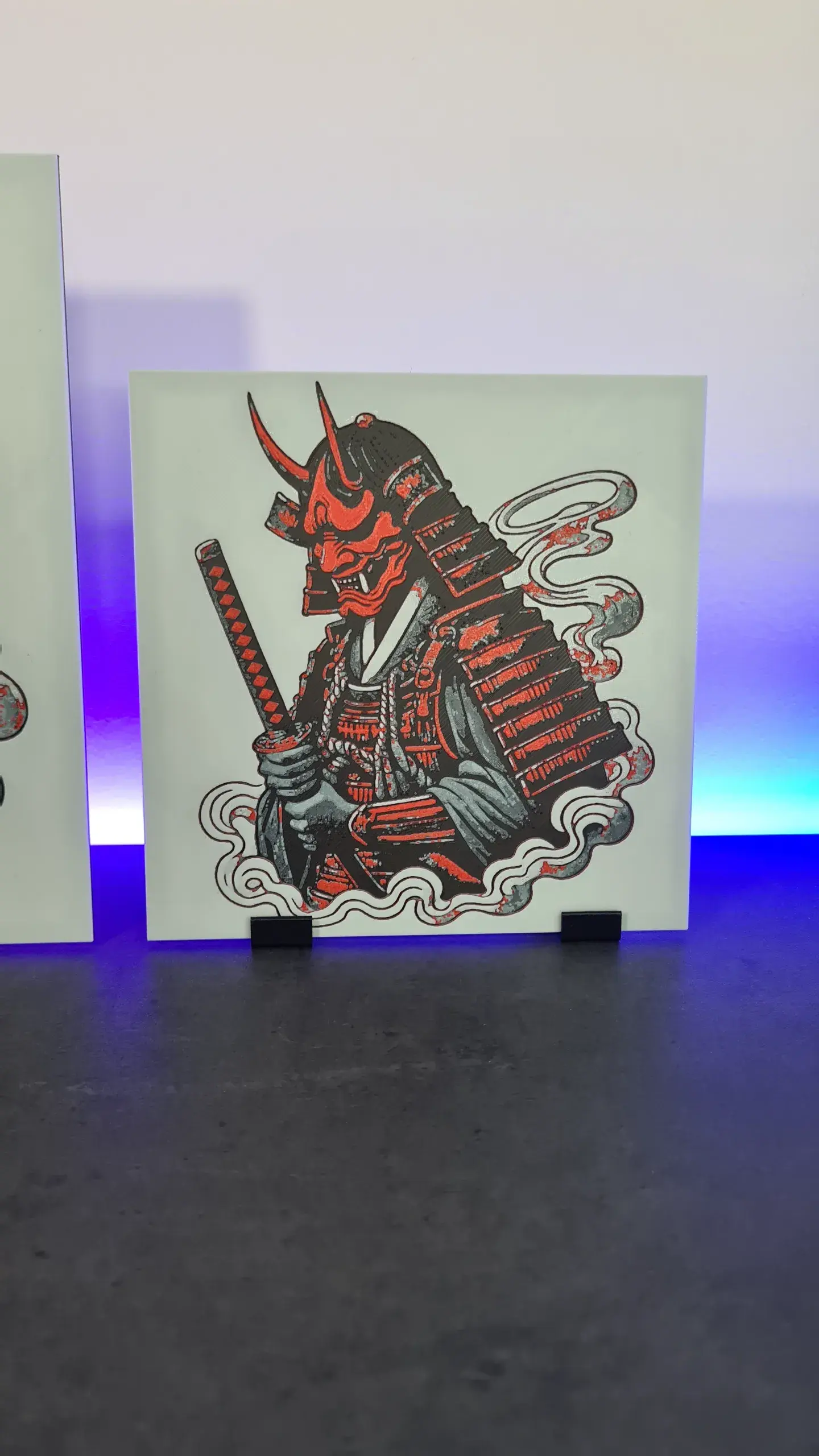 3D Printer Files | 3MF File | Samurai Red Demon - Hueforge | Creality Cloud