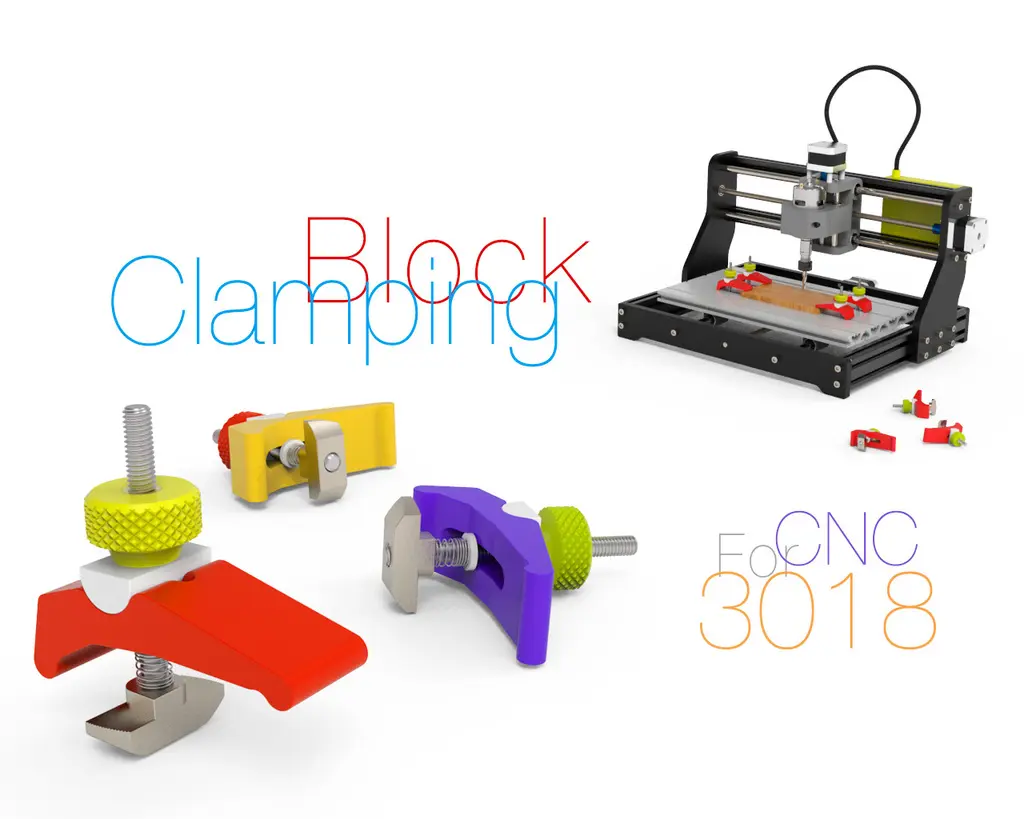 3D Printer Files | 3MF File | Clamping Block for CNC 3018 | Creality Cloud