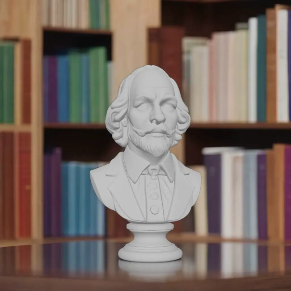 3D Printer Files | 3MF File | Bust William Shakespeare | Creality Cloud