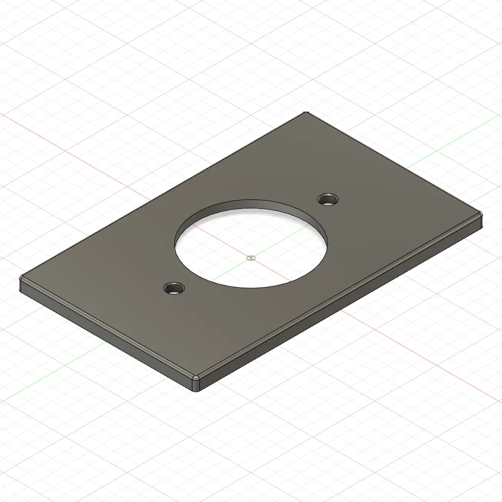 3D Printer Files | 3MF File | wall plug plate | Creality Cloud