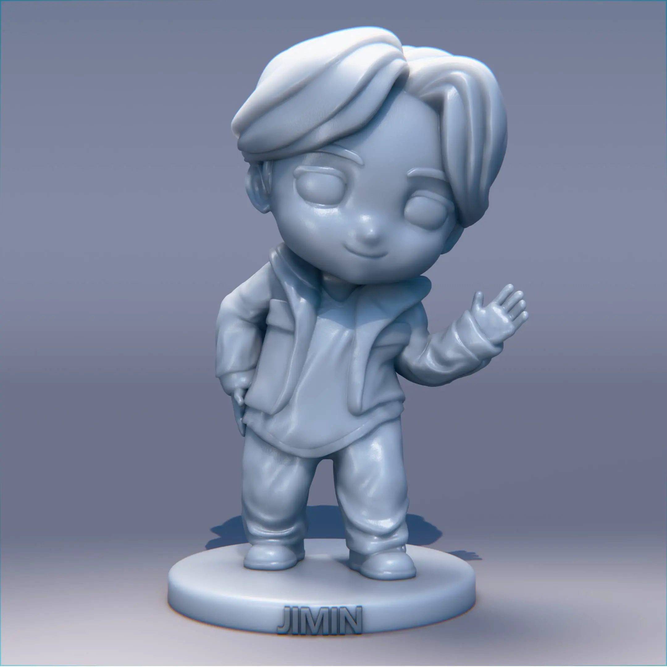 3D Printer Files | 3MF File | Jimin | Chibi | BTS Fan Art | Creality Cloud