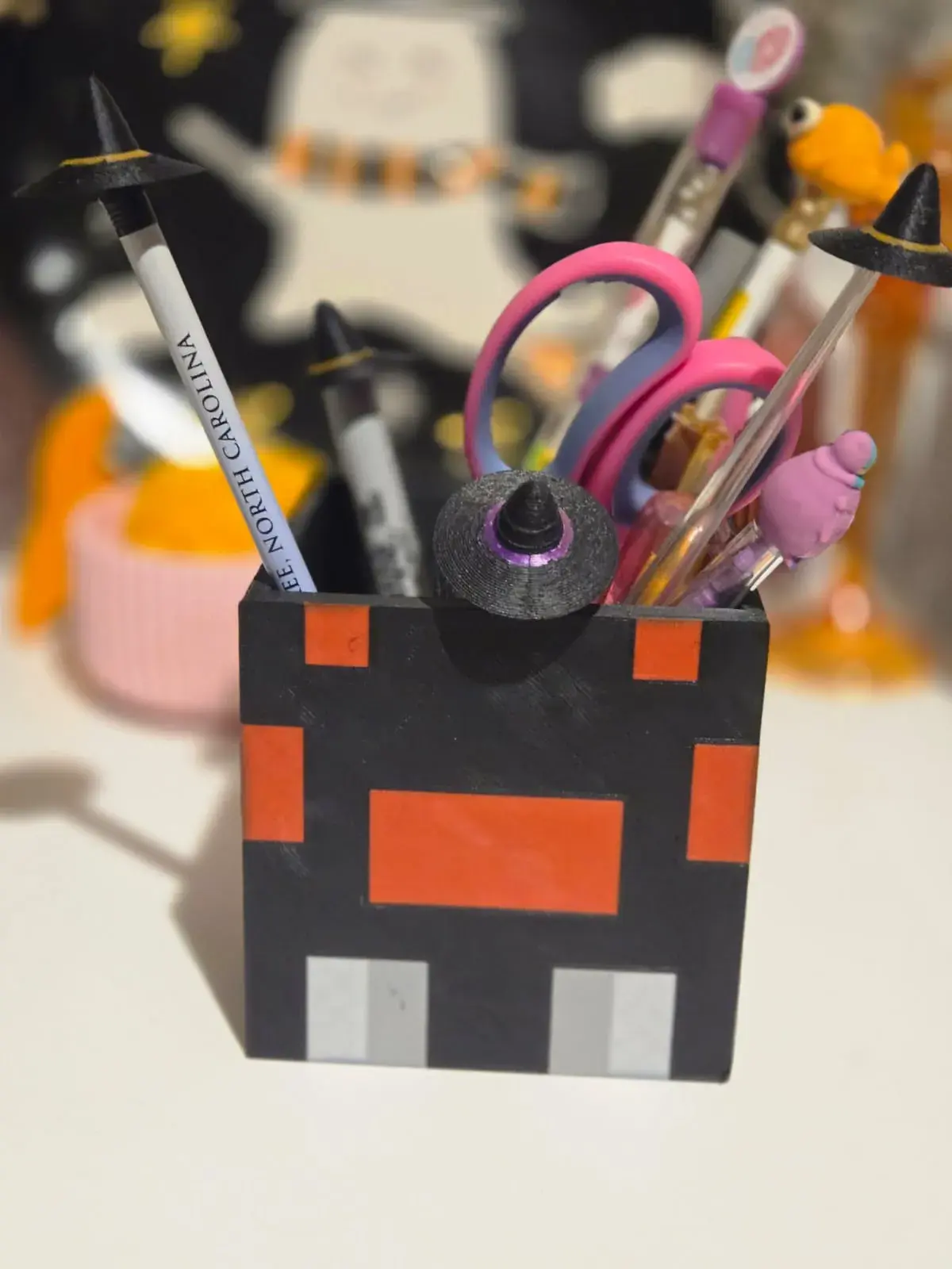 3D Printer Files | 3MF File | Minecraft Spider Pencil Holder | Creality ...